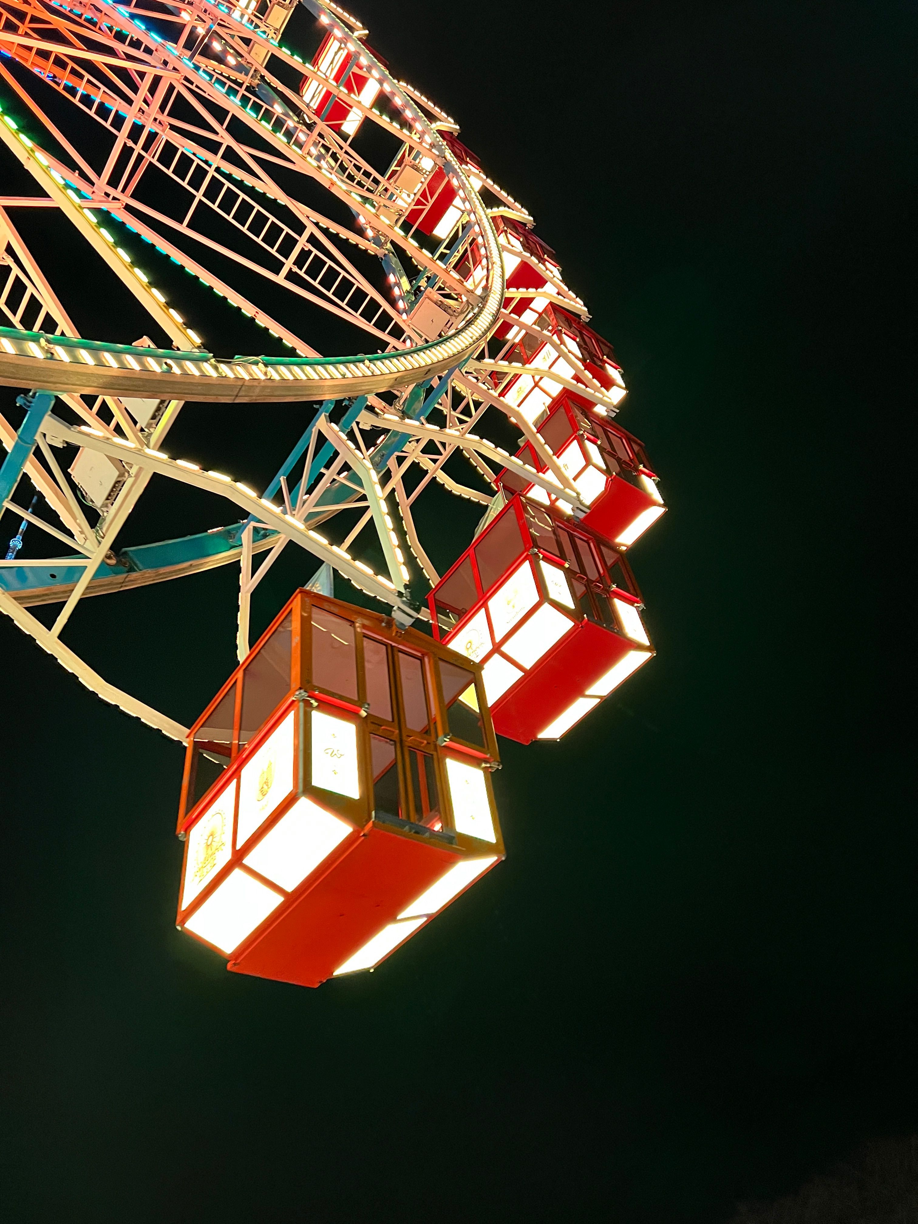 Ferris Wheel during Night Time · Free Stock Photo