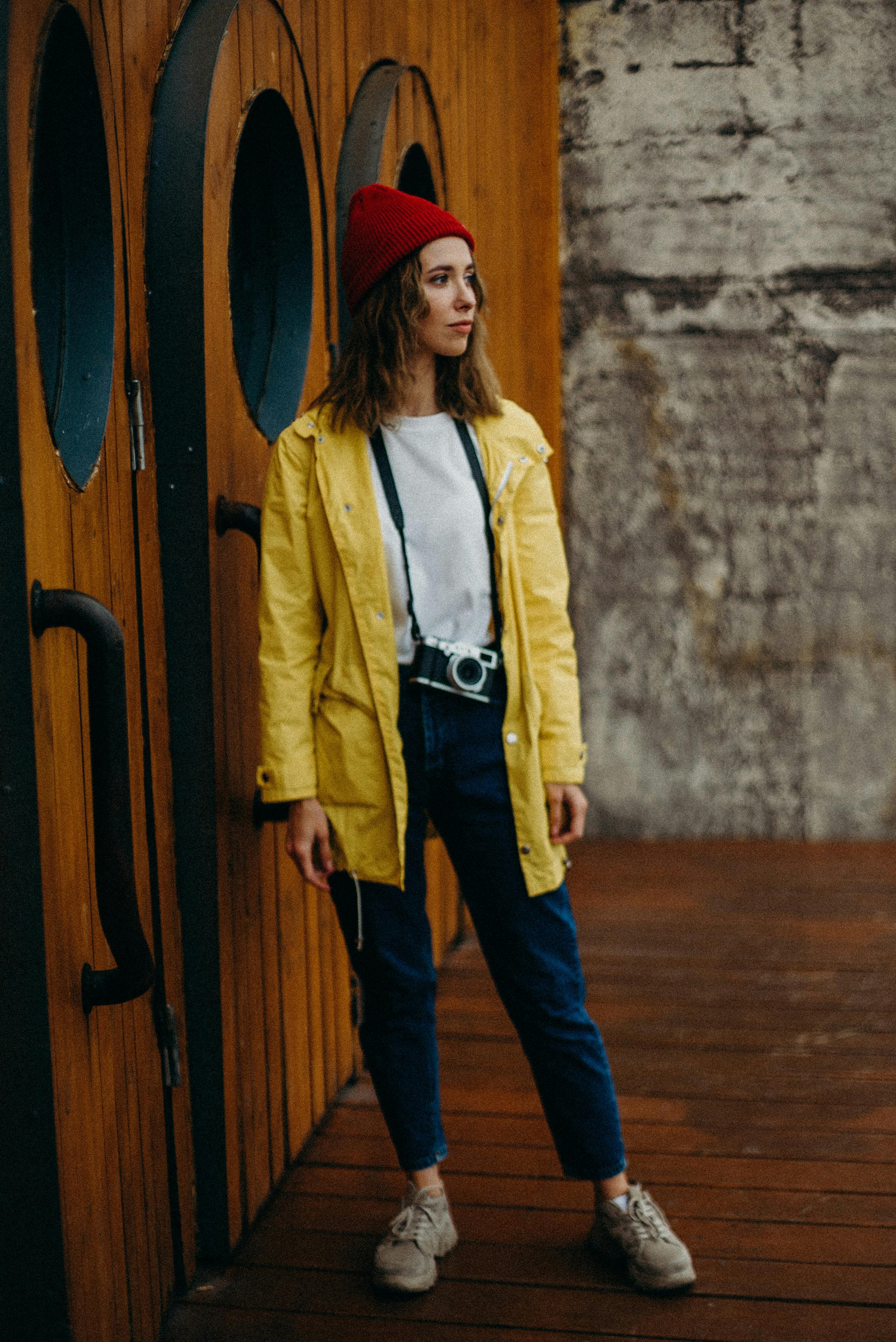 Women Wearing Yellow Jacket · Free Stock Photo