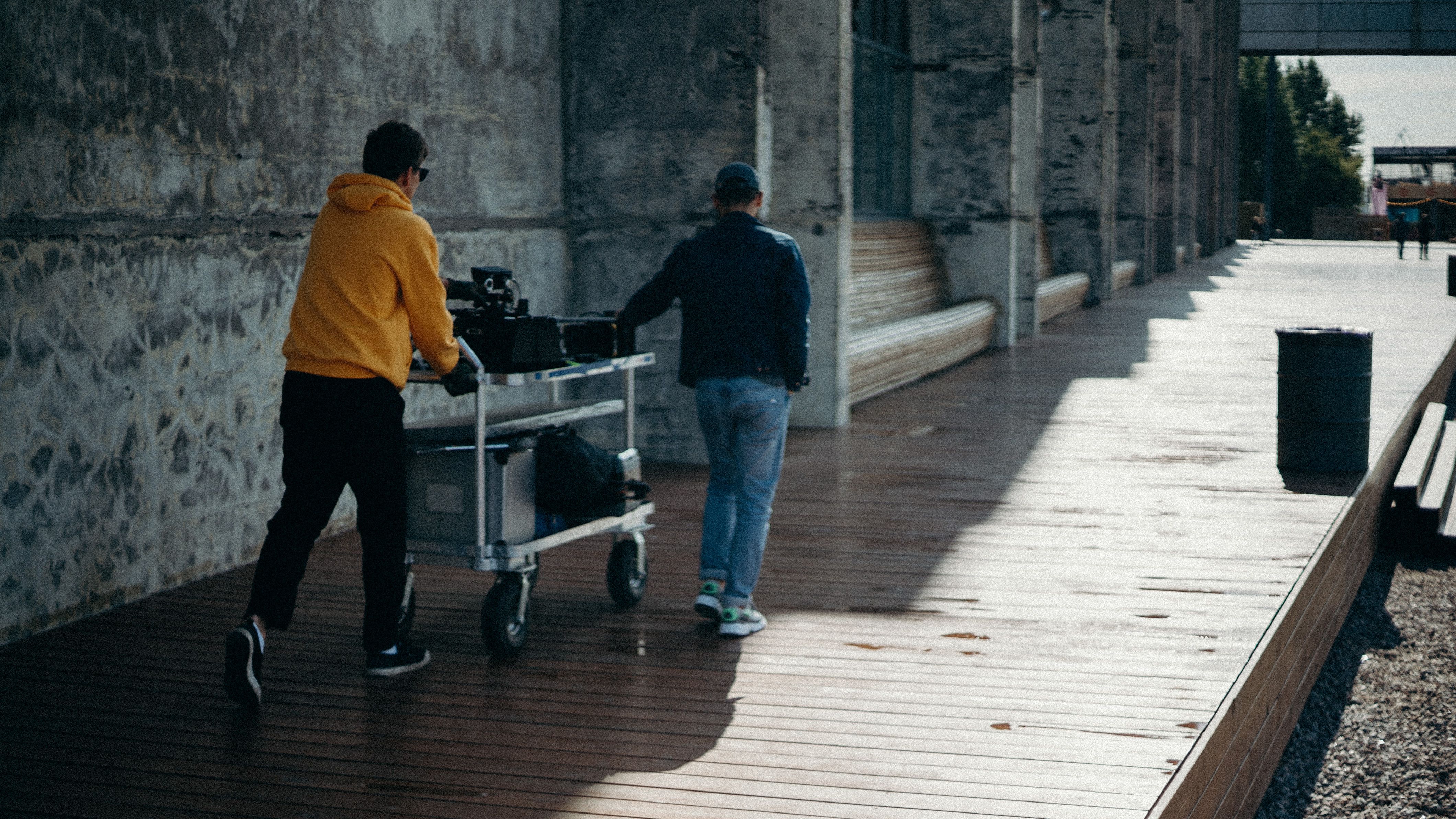 Man Walking With Camera Photos, Download The BEST Free Man Walking With ...