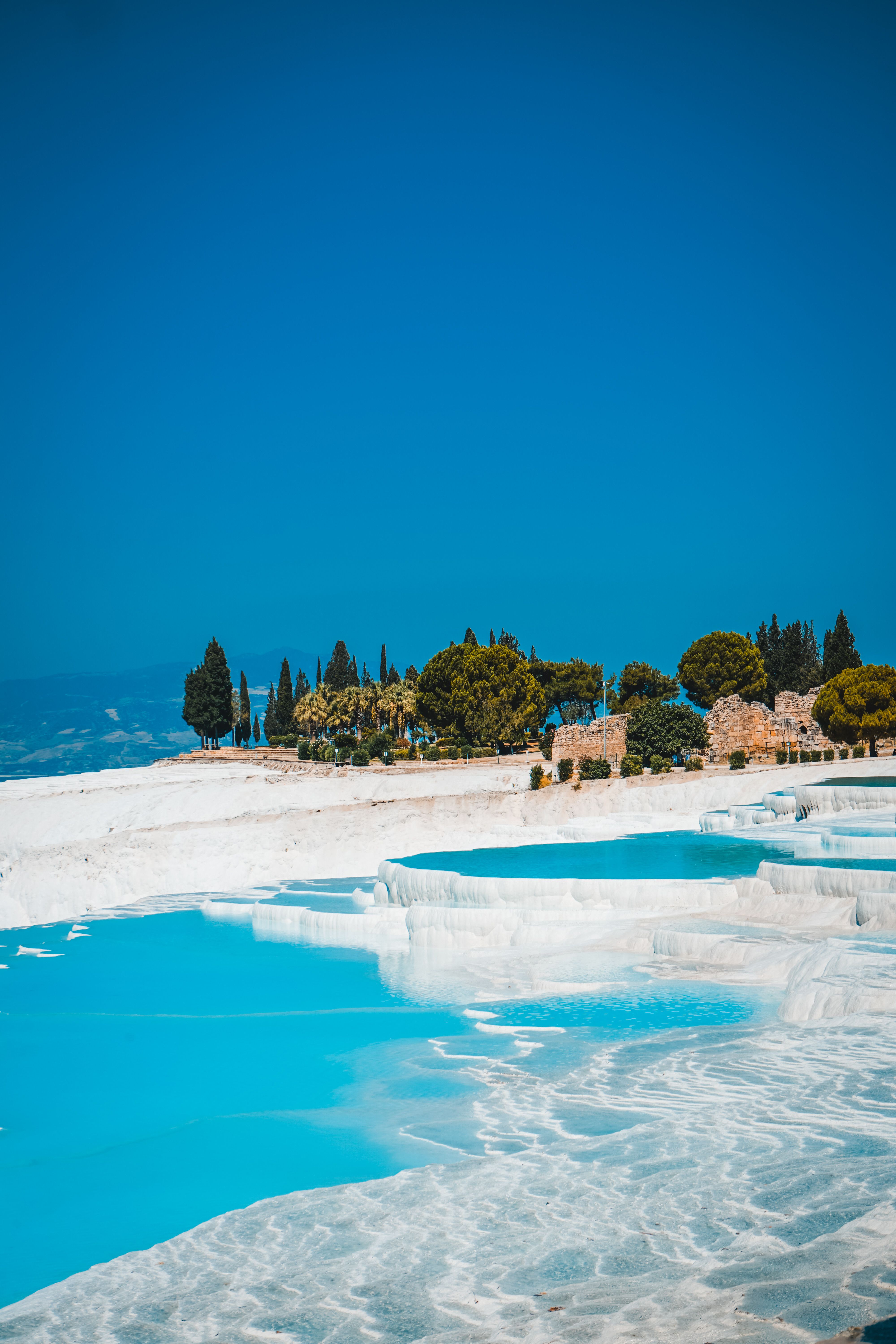 Pamukkale Travertine pool in Turkey · Free Stock Photo