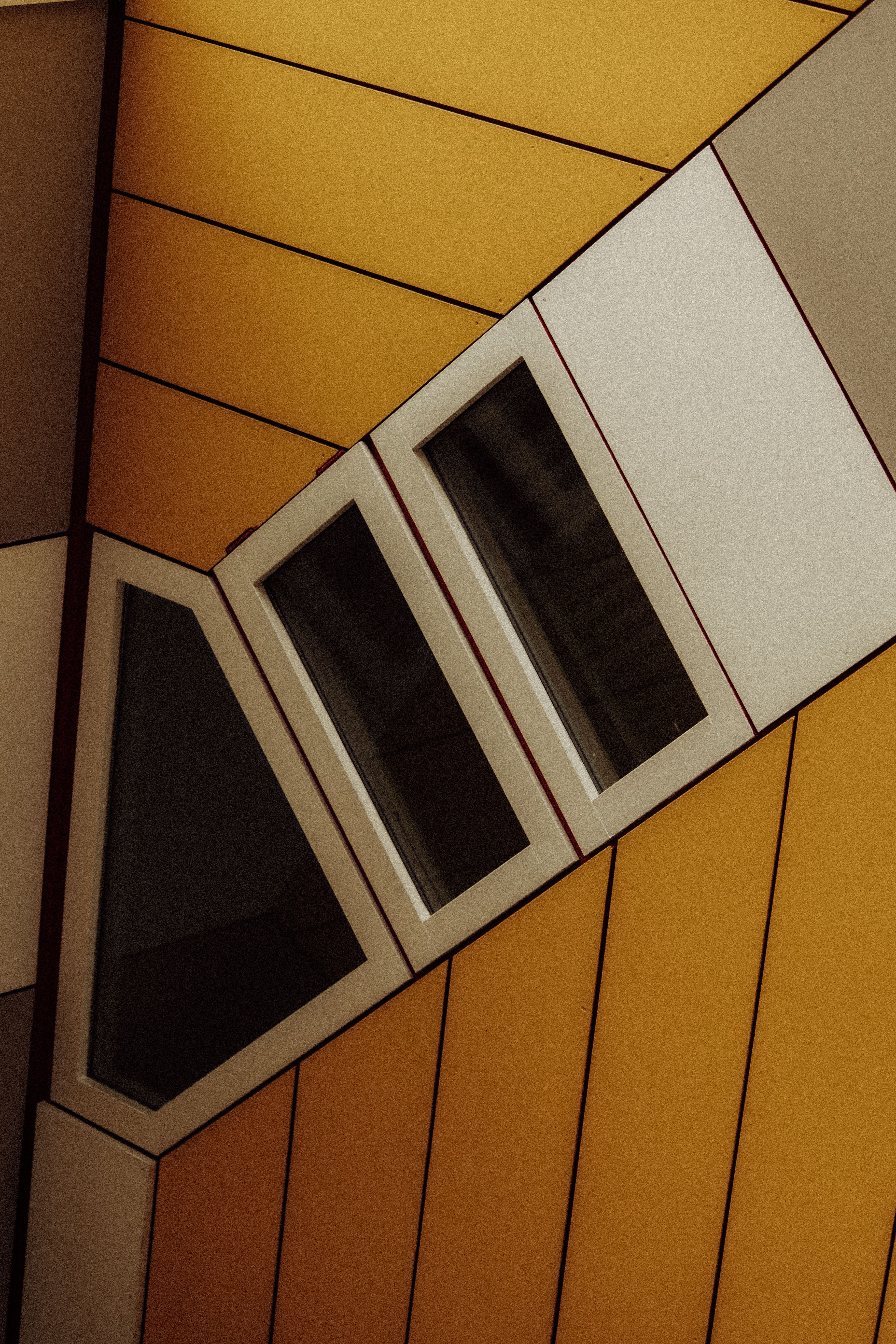 A close up of a window with a view of a building · Free Stock Photo