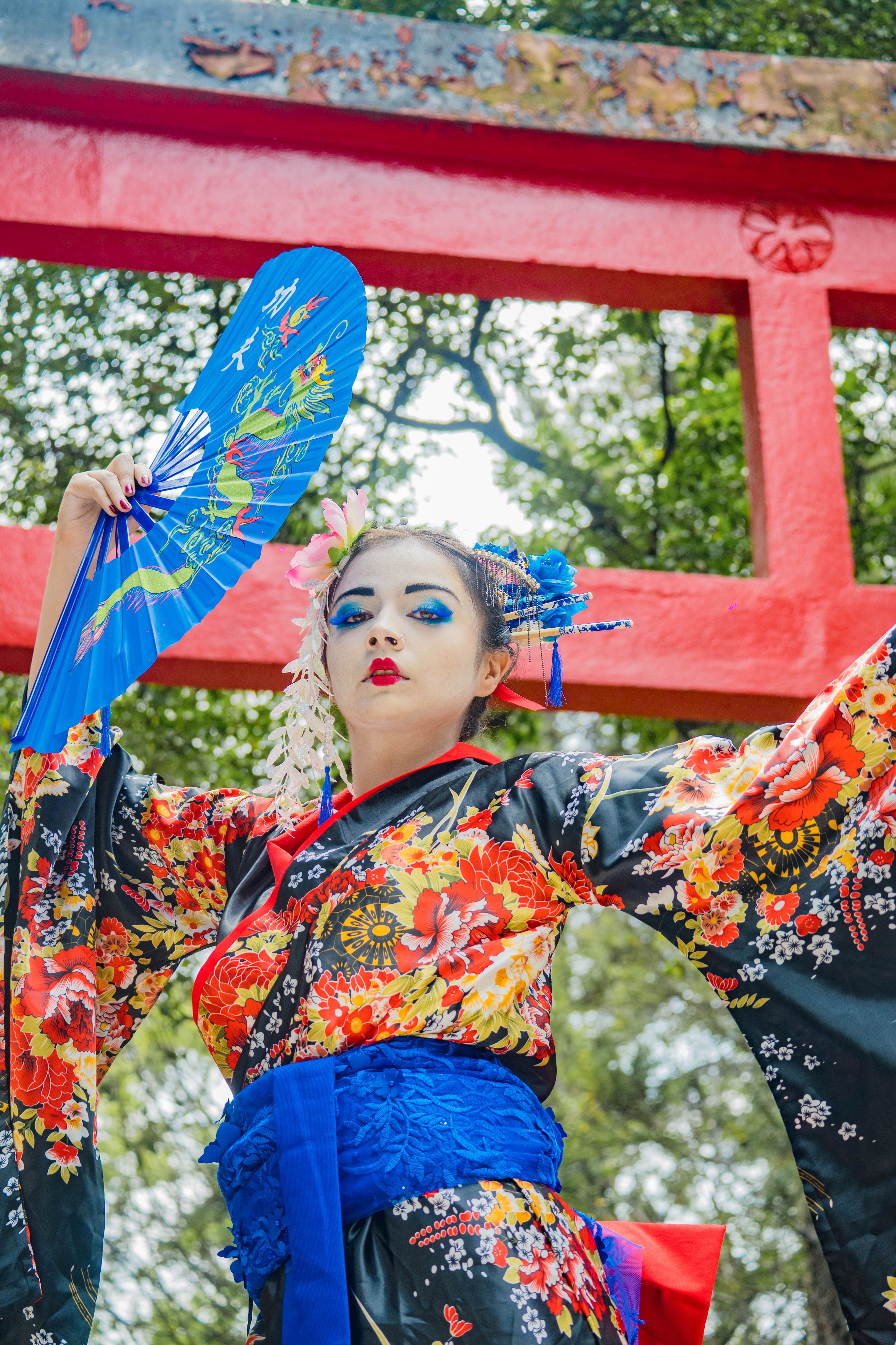 Geisha Azul 💙 · Free Stock Photo