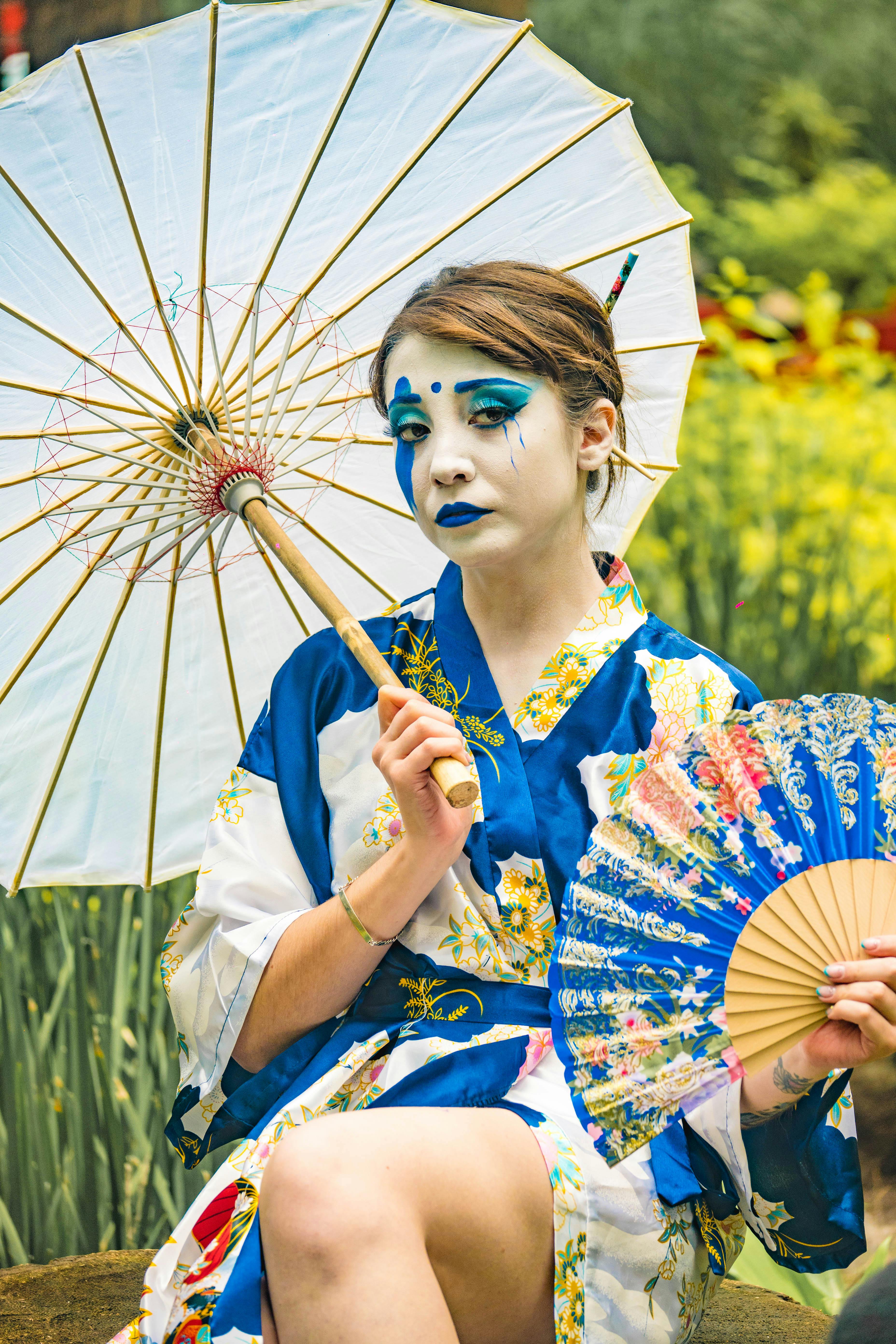 blue geisha · Free Stock Photo