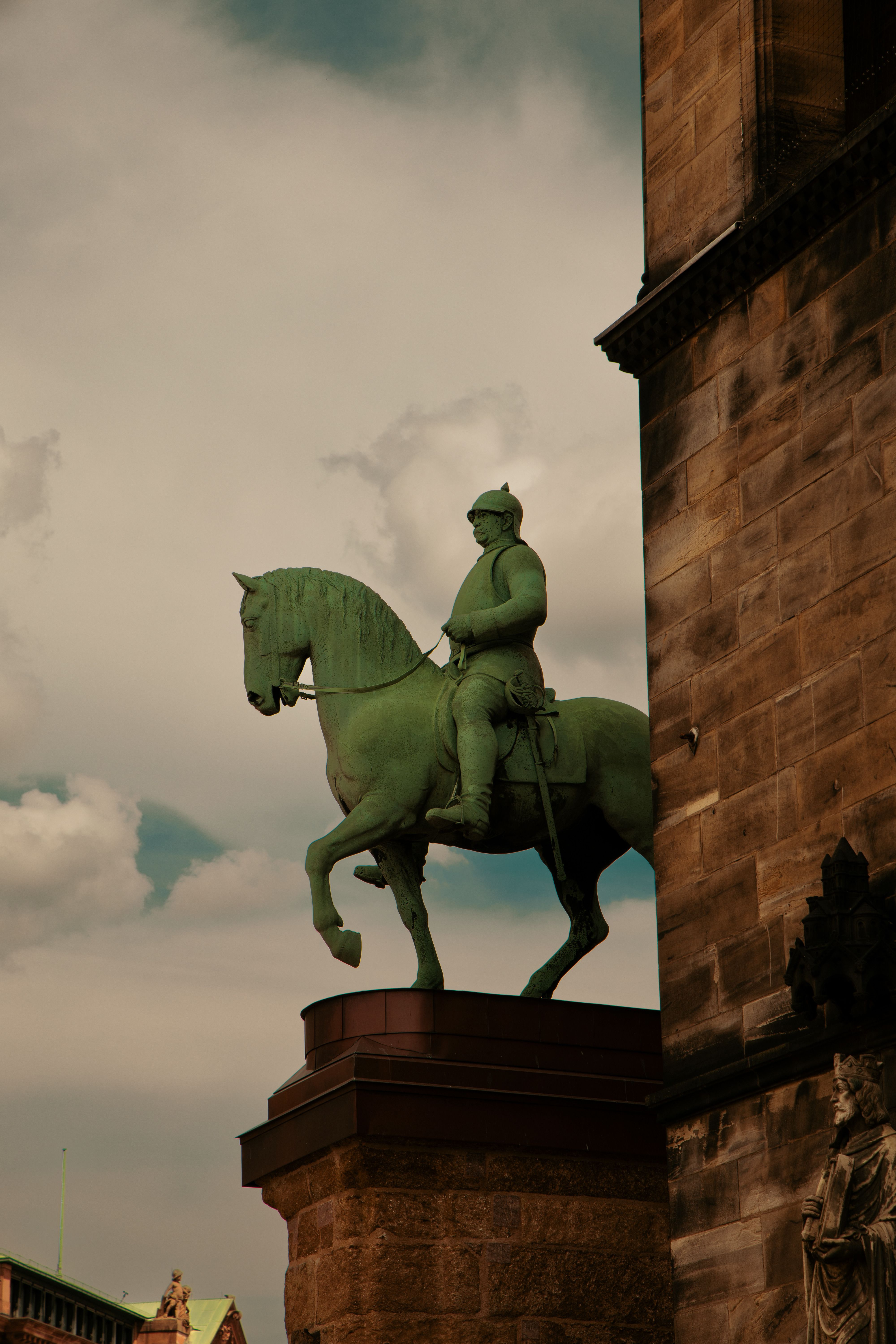 Man Riding Horse Statue · Free Stock Photo