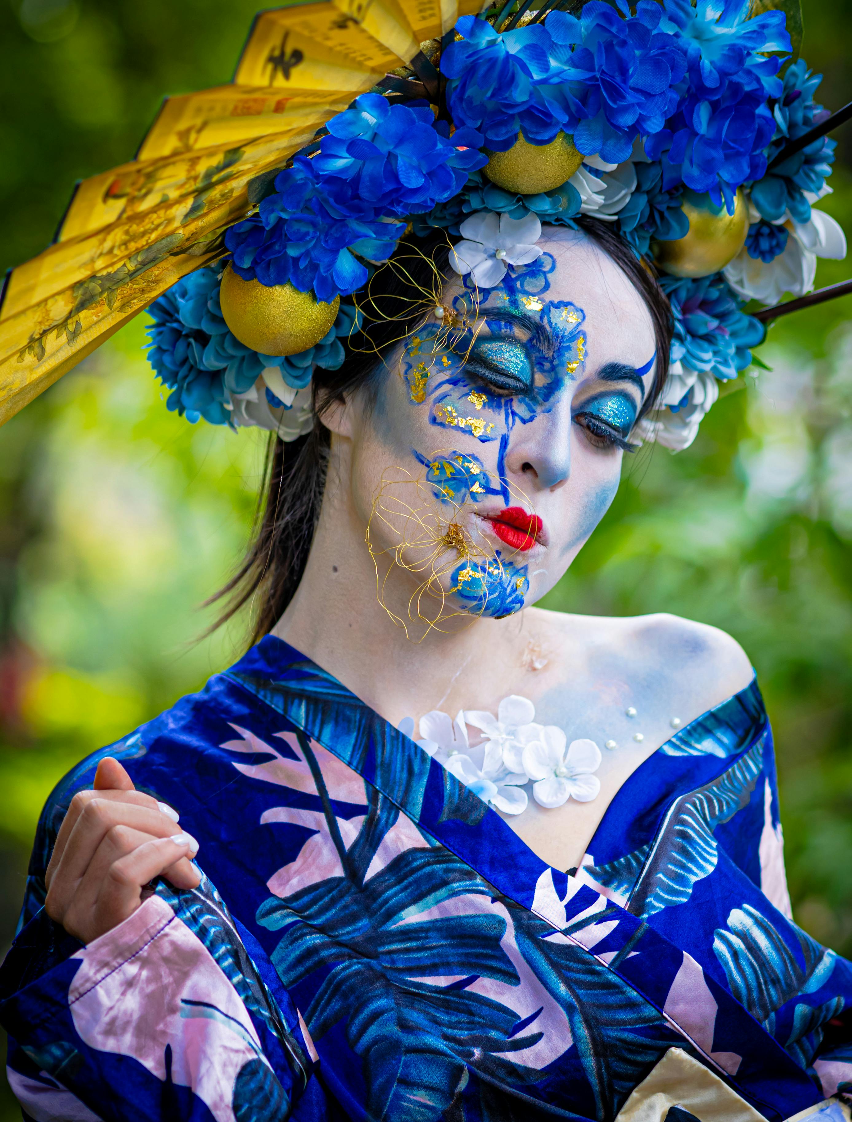 Blue Geisha · Free Stock Photo