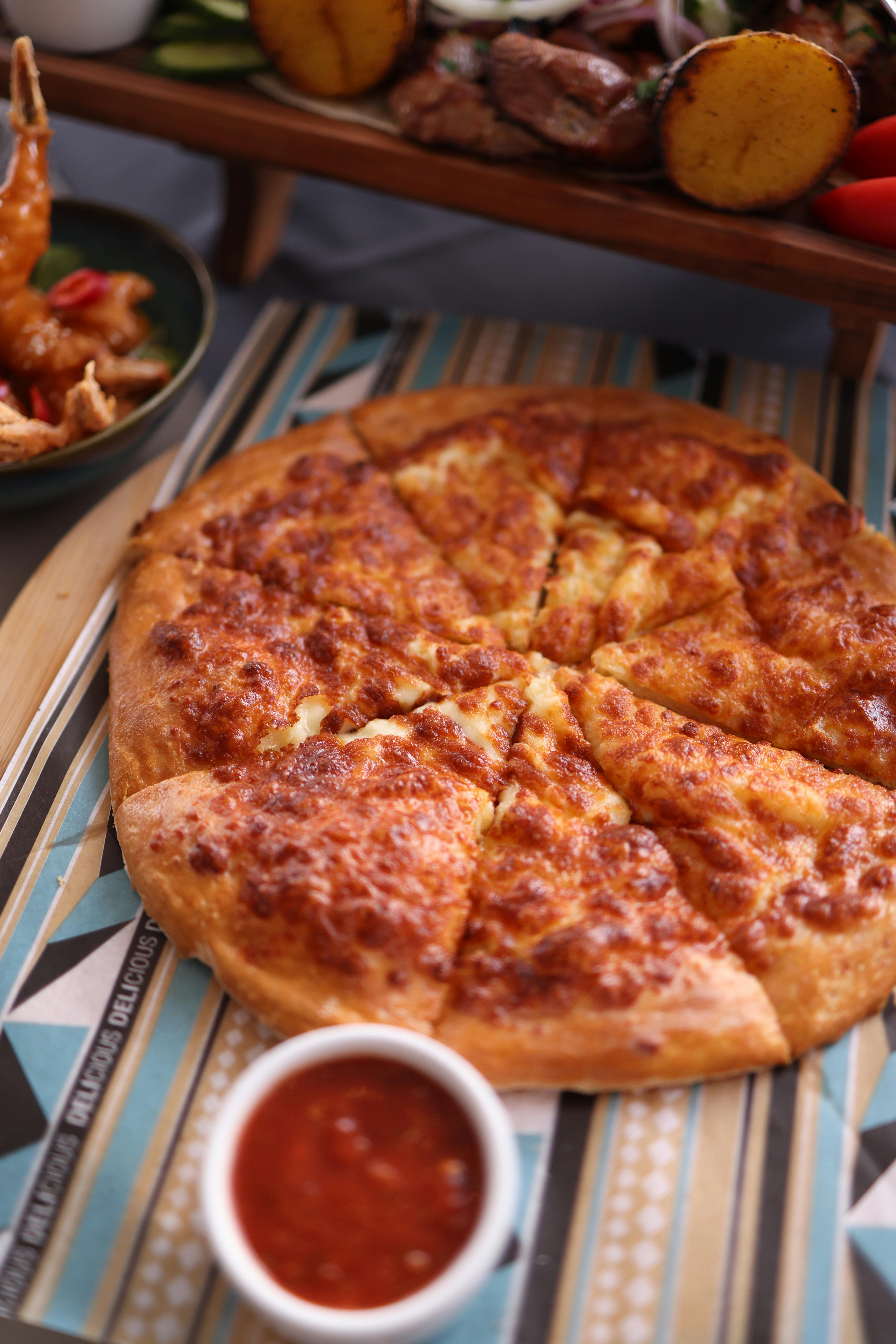 Pizza on Food Tray · Free Stock Photo