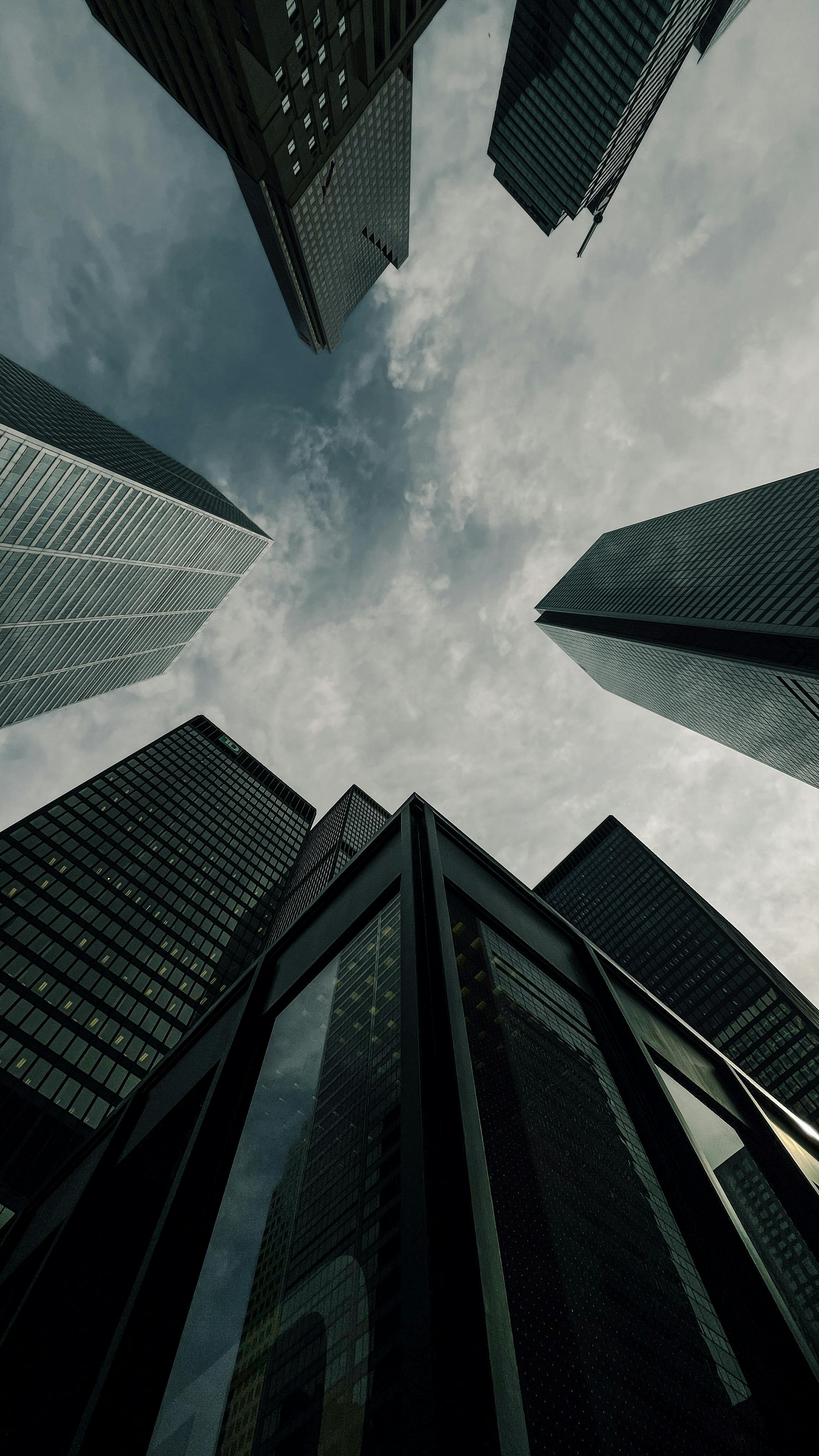 High rise buildings wallpaper · Free Stock Photo