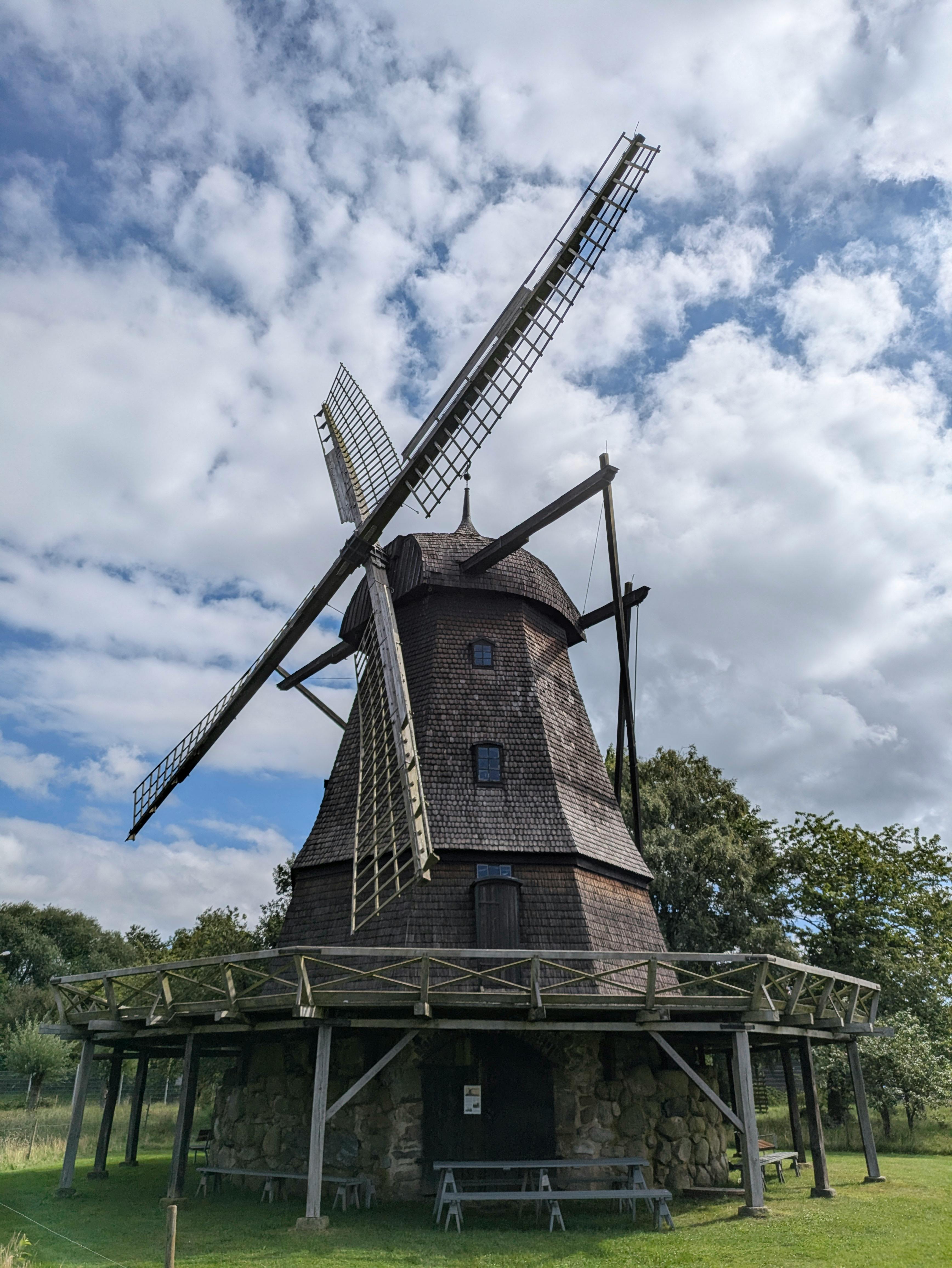 Photography of Windmill Under Blue Sky during Daytime · Free Stock Photo