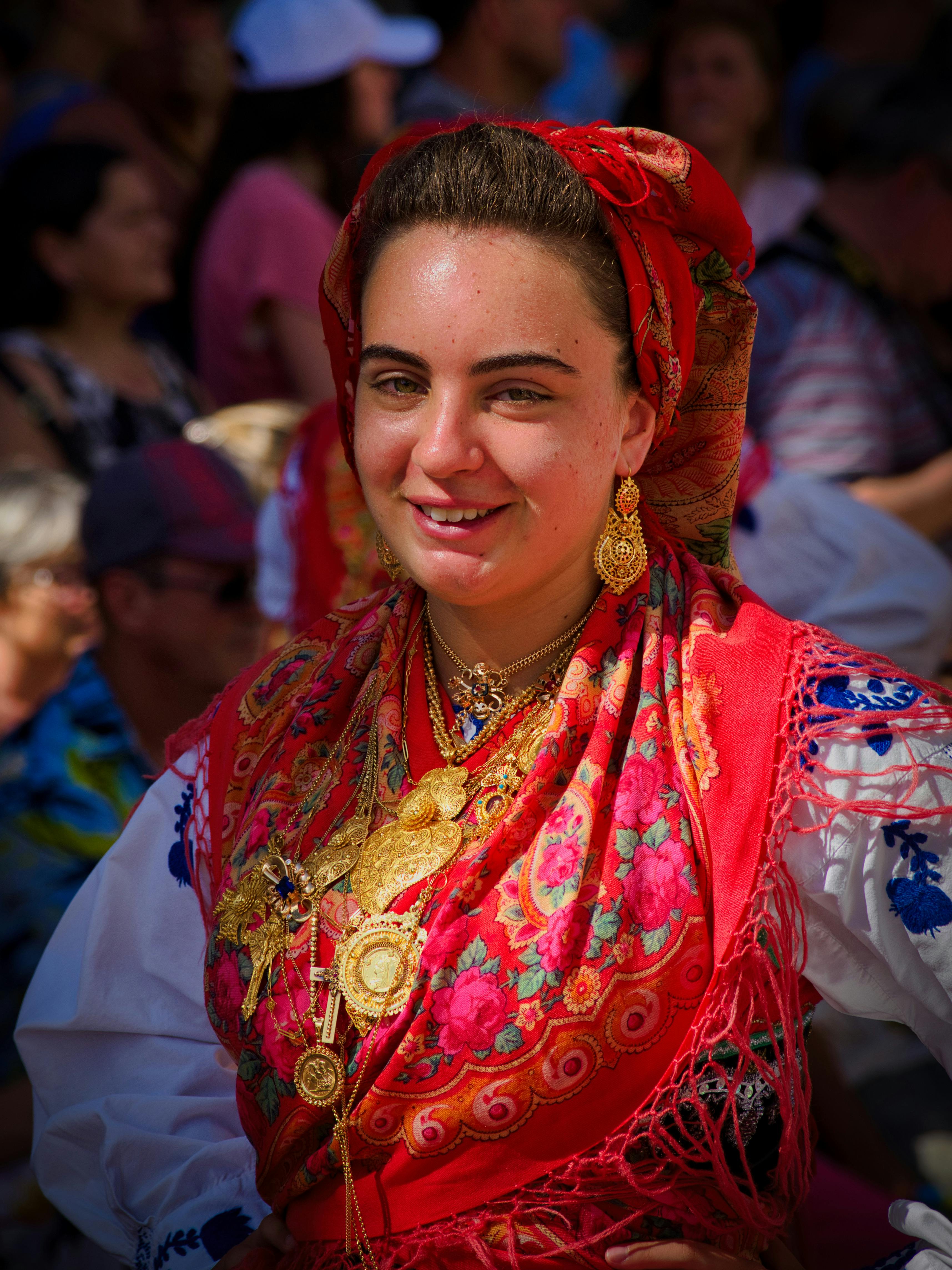 Man and Woman in Traditional Clothing Near Angkor Wat · Free Stock Photo