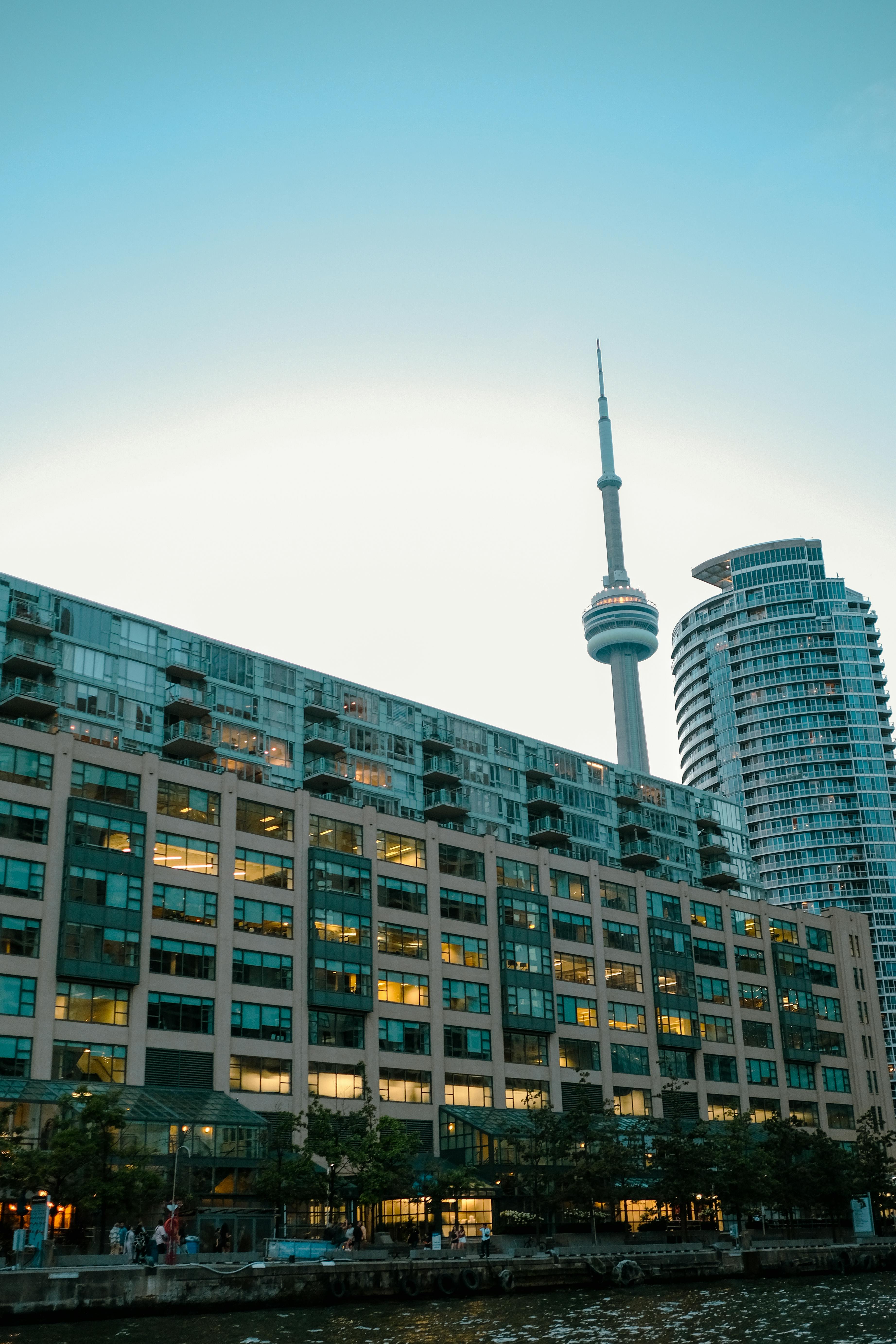 CN Tower Hiding Behind The Building · Free Stock Photo