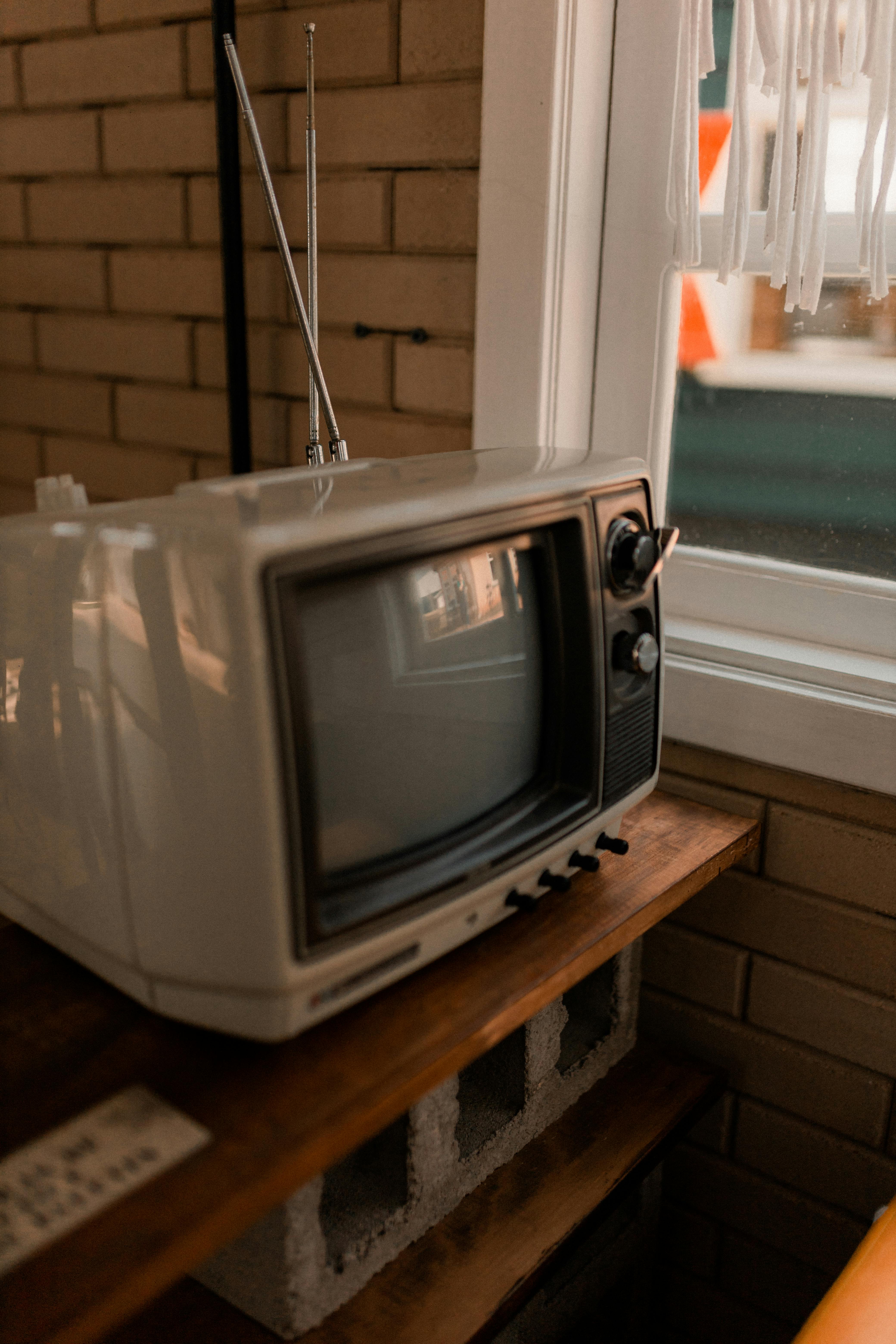 Gray scale Photo analogue of Television · Free Stock Photo