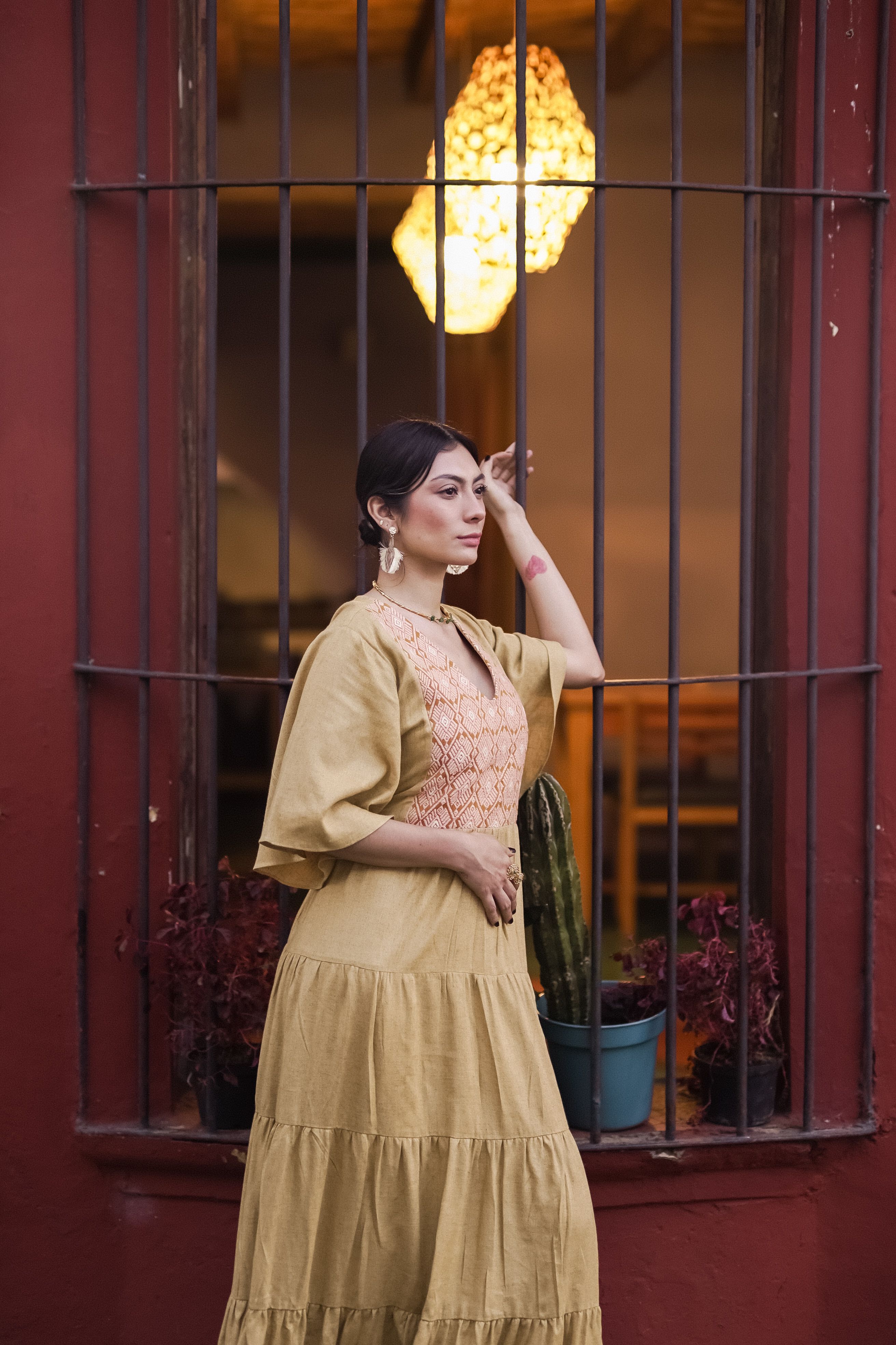 Woman in Yellow, Traditional Dress · Free Stock Photo