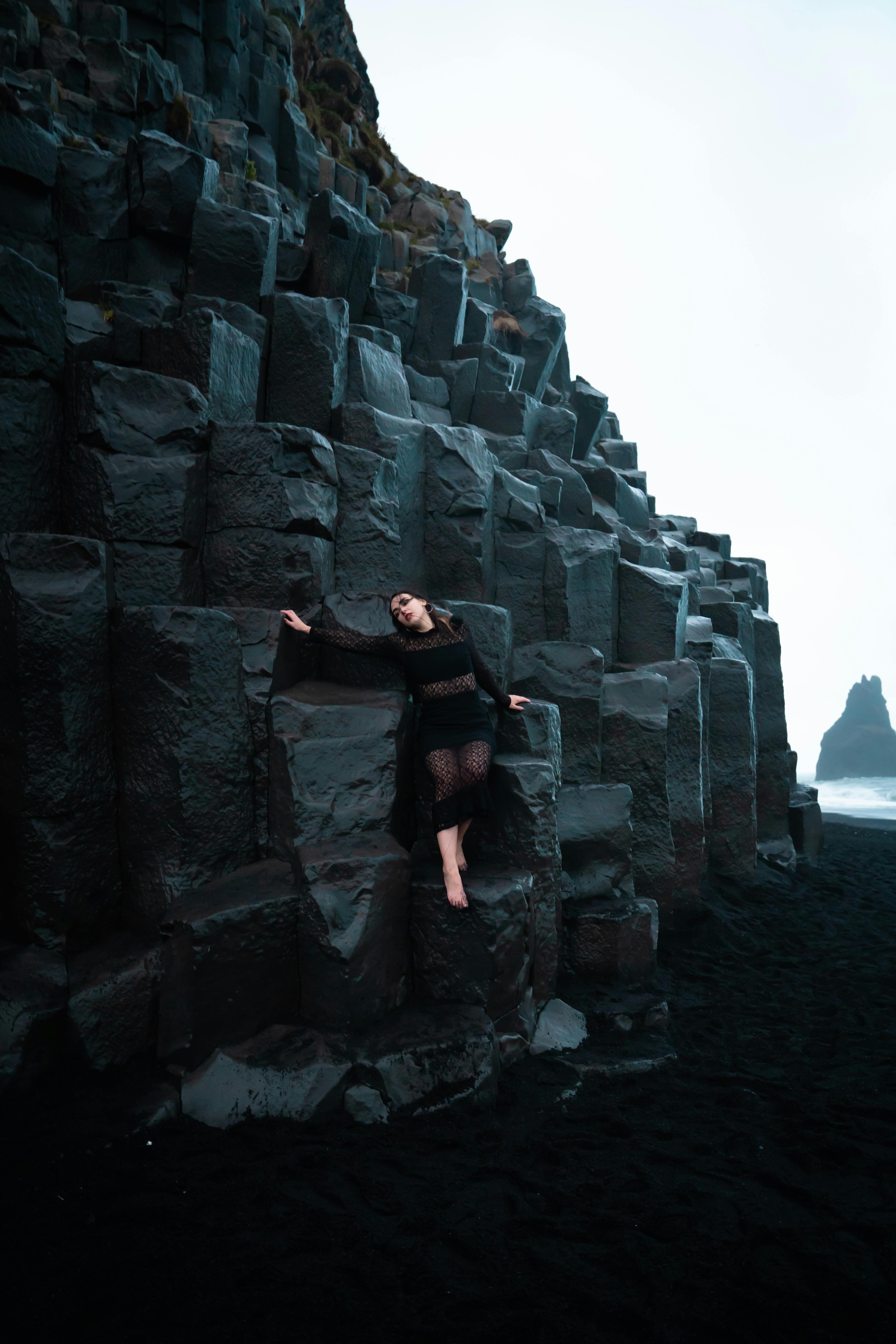 Kostenloses Foto zum Thema: basalt, dramatisch, draußen, einzigartig ...