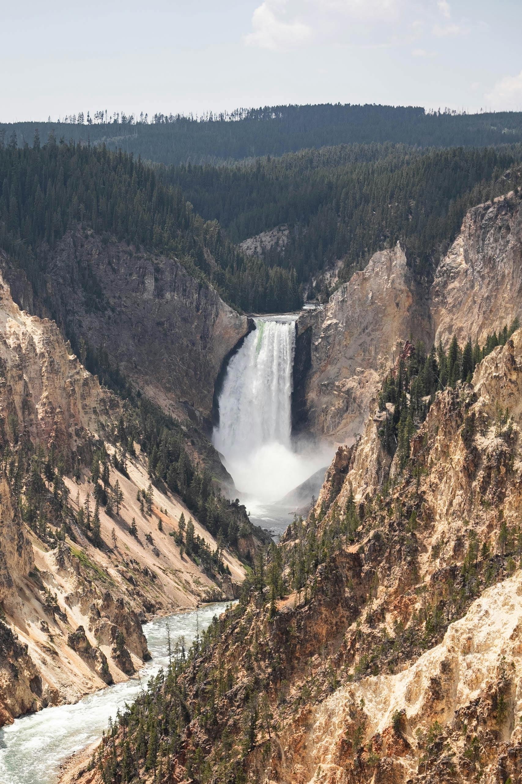 Yellowstone Falls · Free Stock Photo
