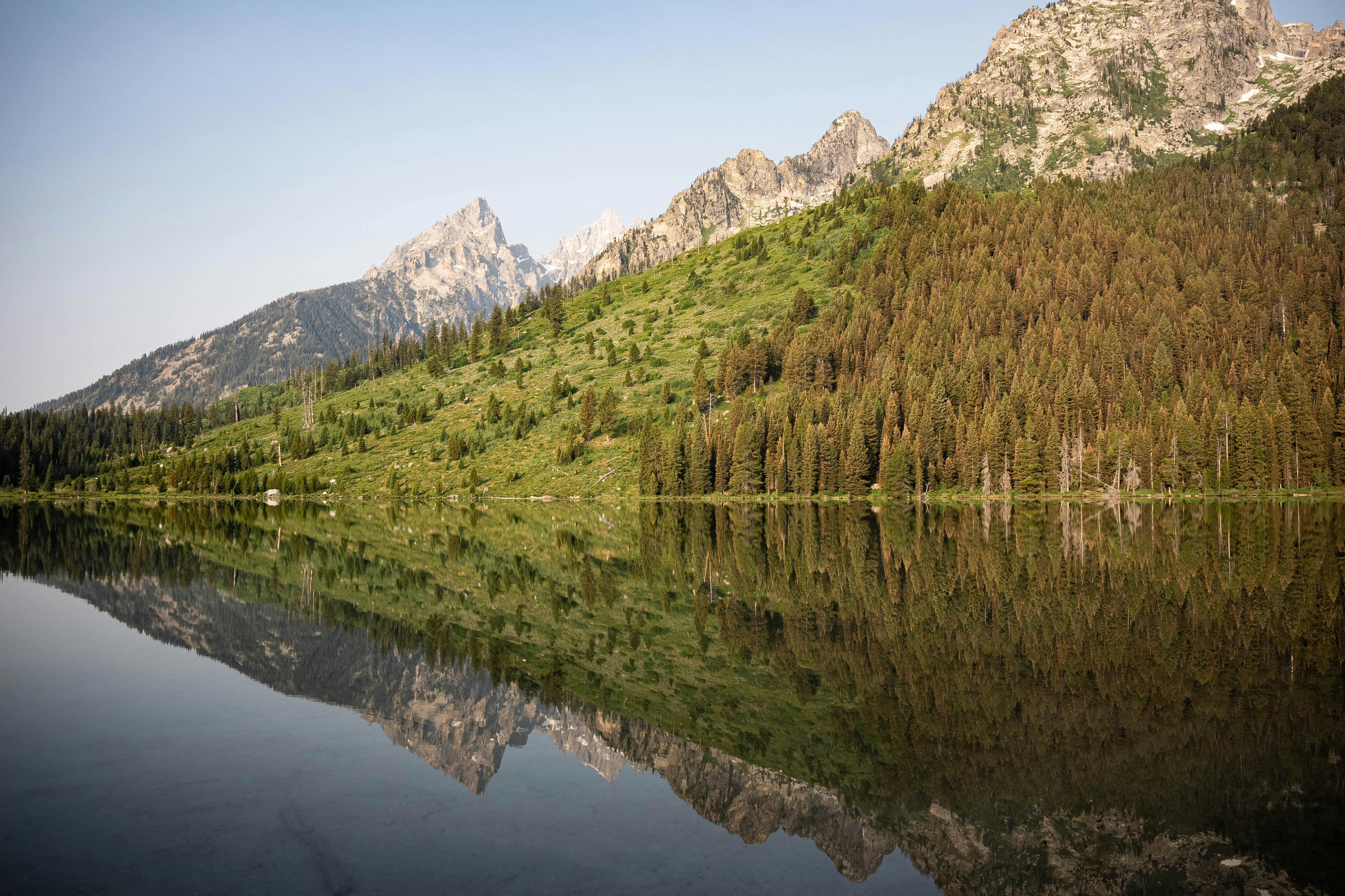 Mountain Lake Reflection · Free Stock Photo