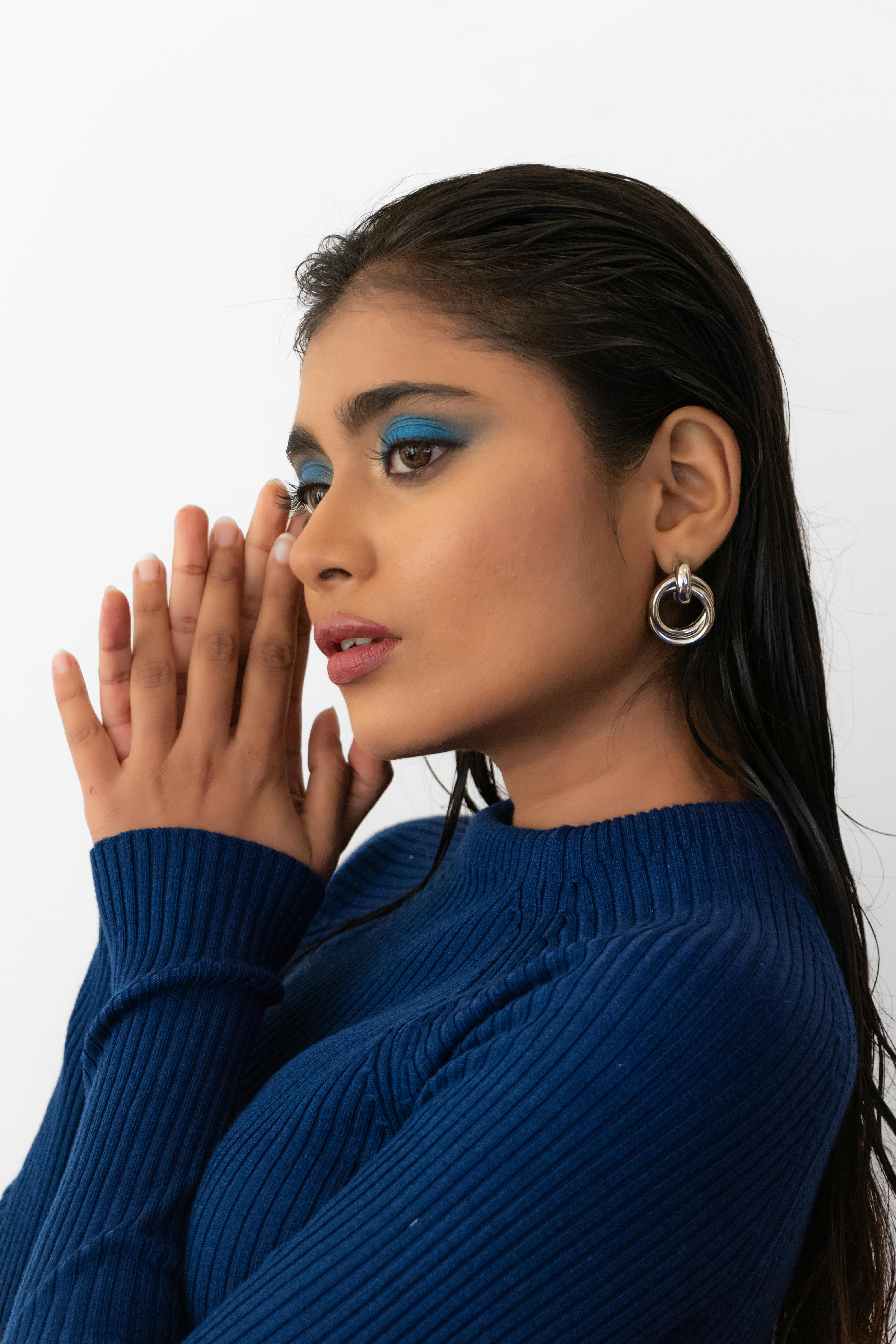 Blue Haired Female · Free Stock Photo