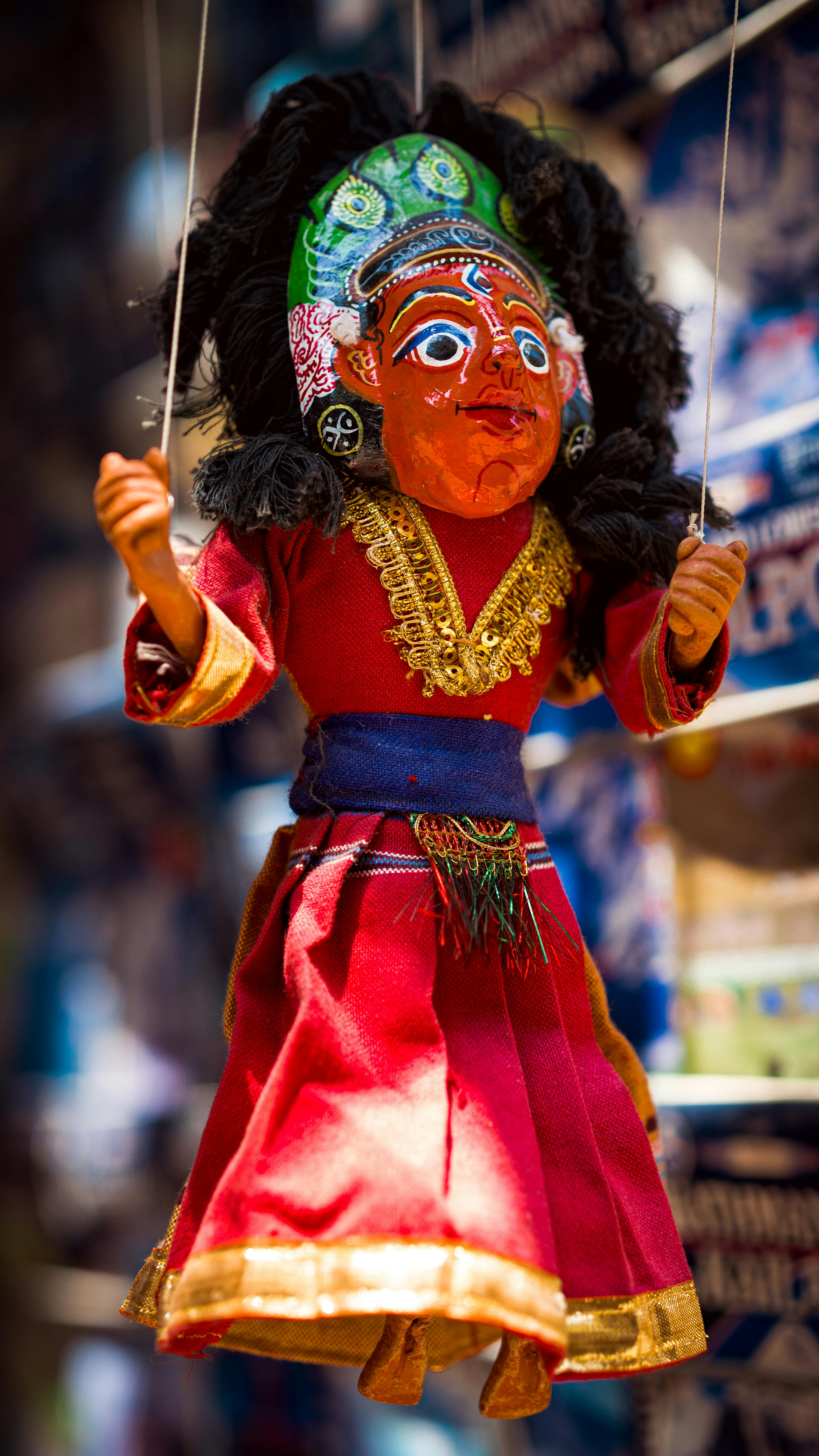 A puppet doll in a store window · Free Stock Photo