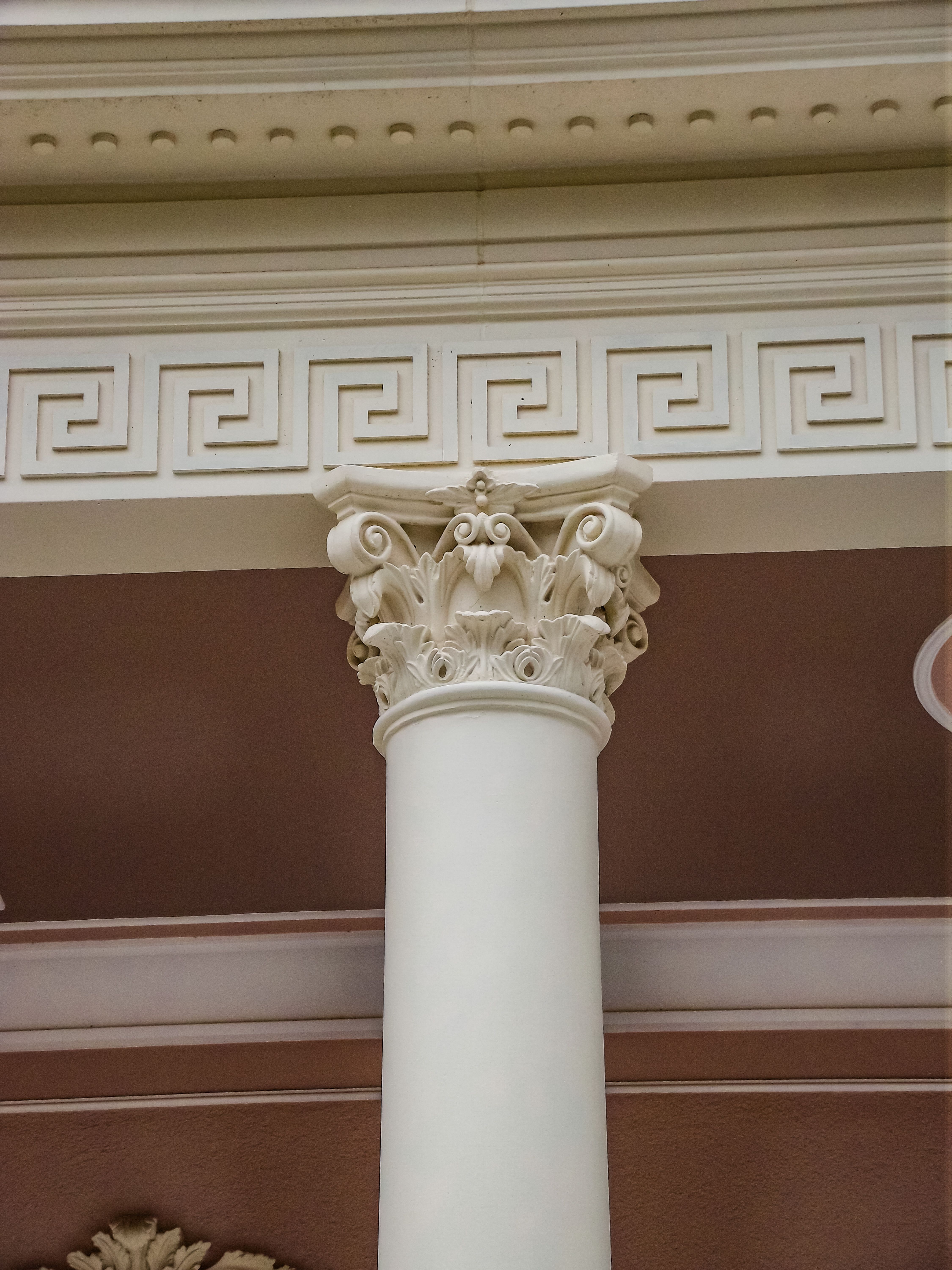 A close up of a column with decorative designs · Free Stock Photo