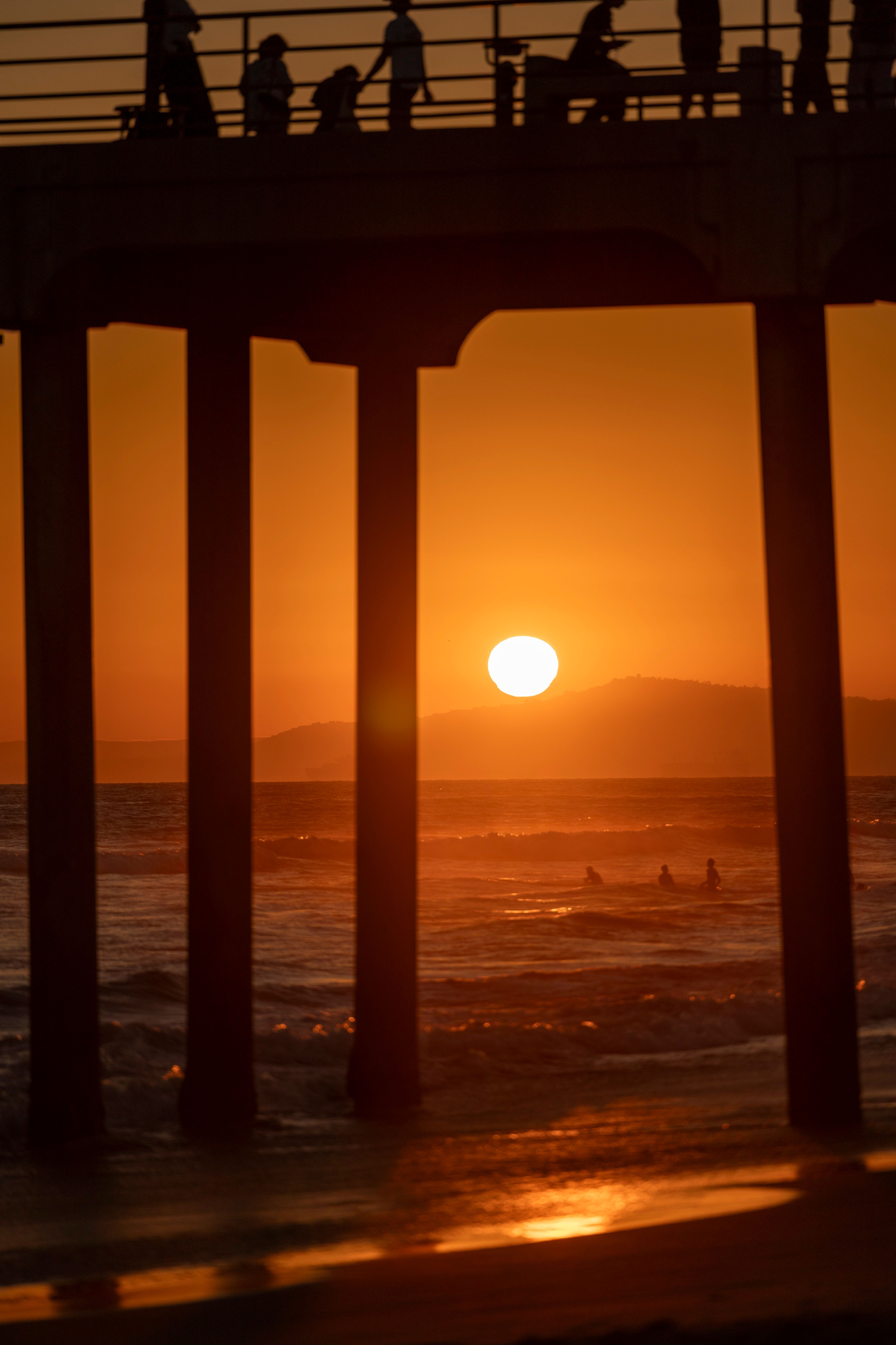 Sunset at the pier · Free Stock Photo