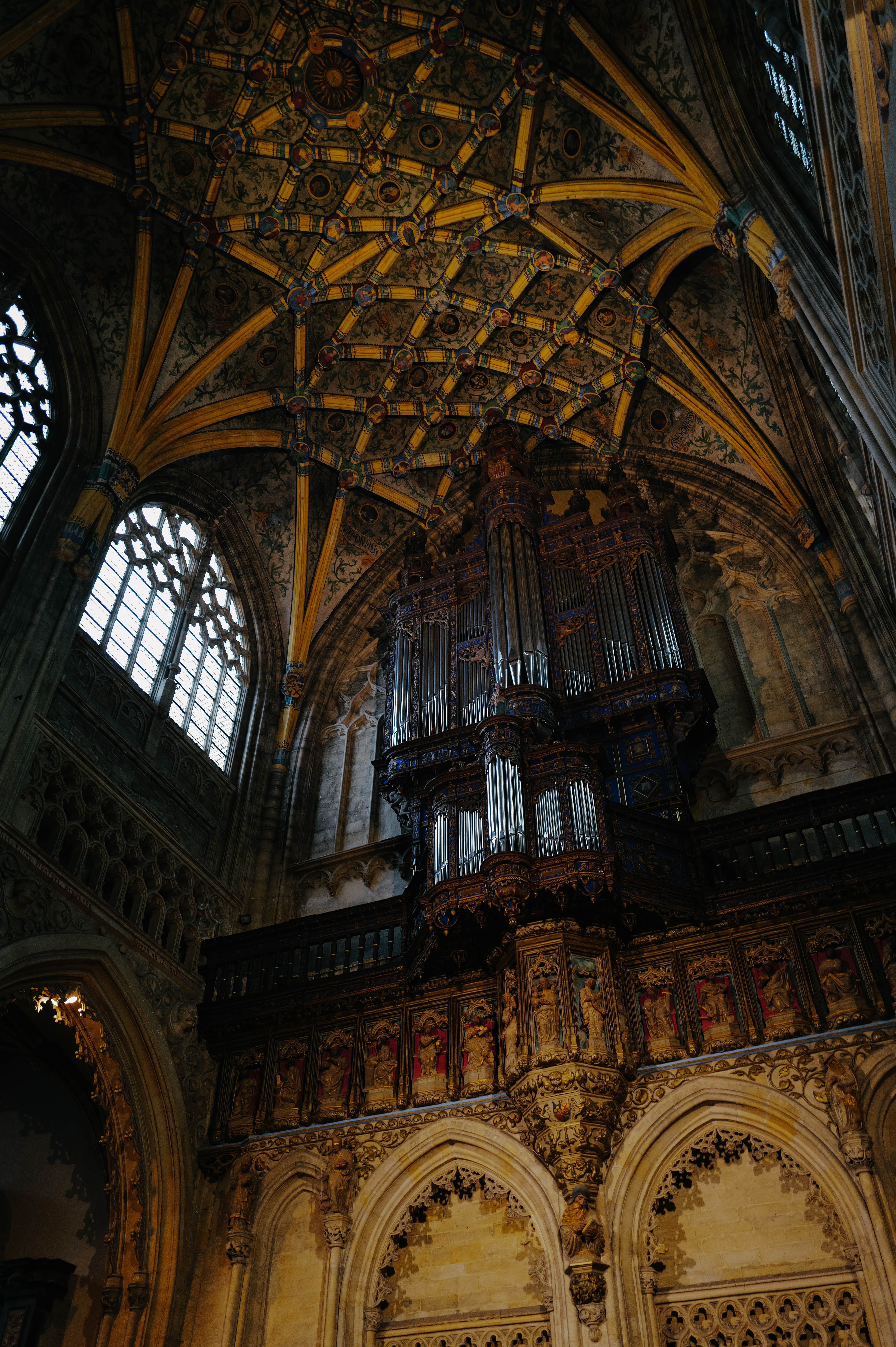 Interior of traditional Catholic cathedral · Free Stock Photo