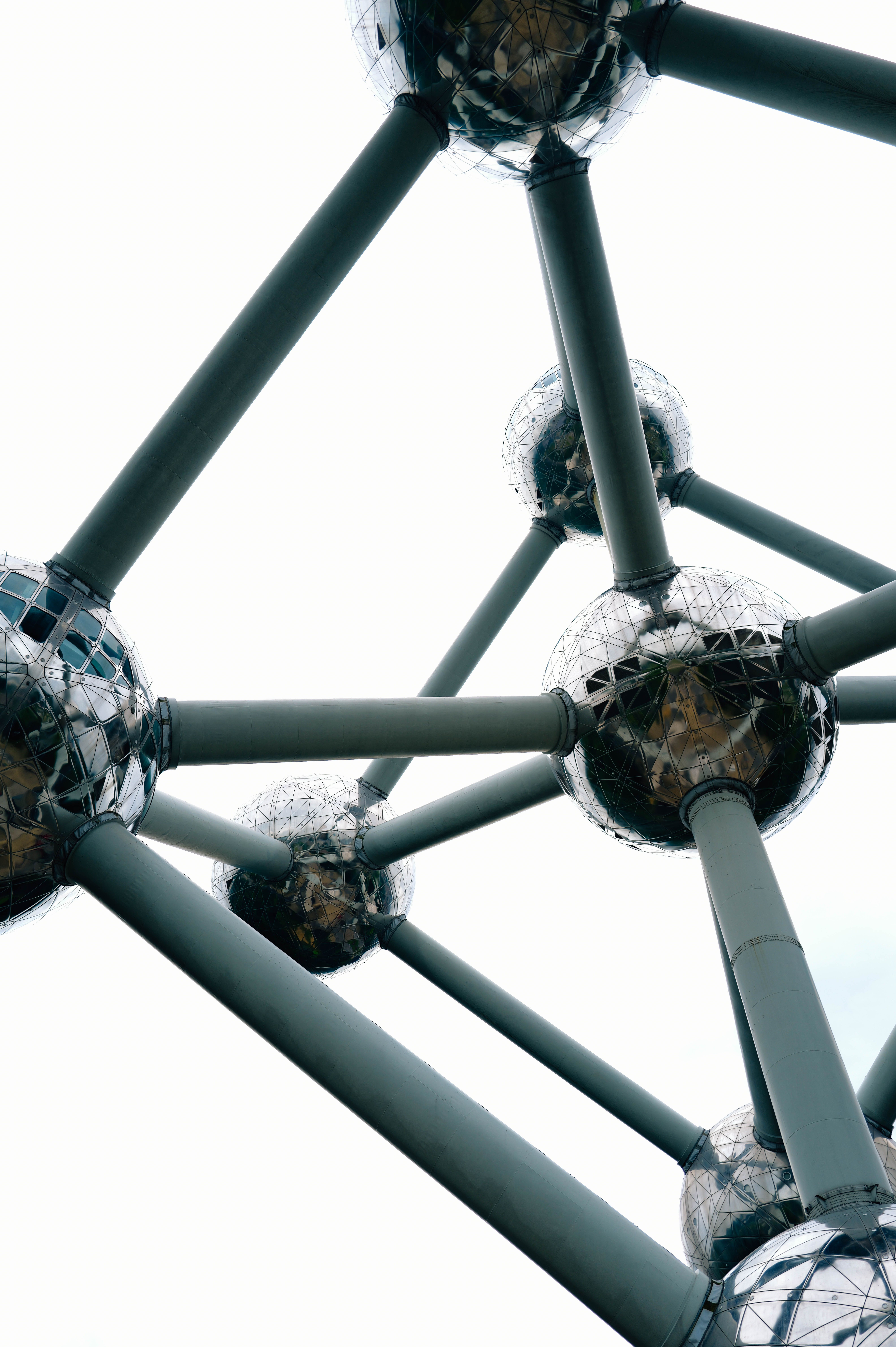 Free stock photo of aluminum, architecture, artistic, atomium ...