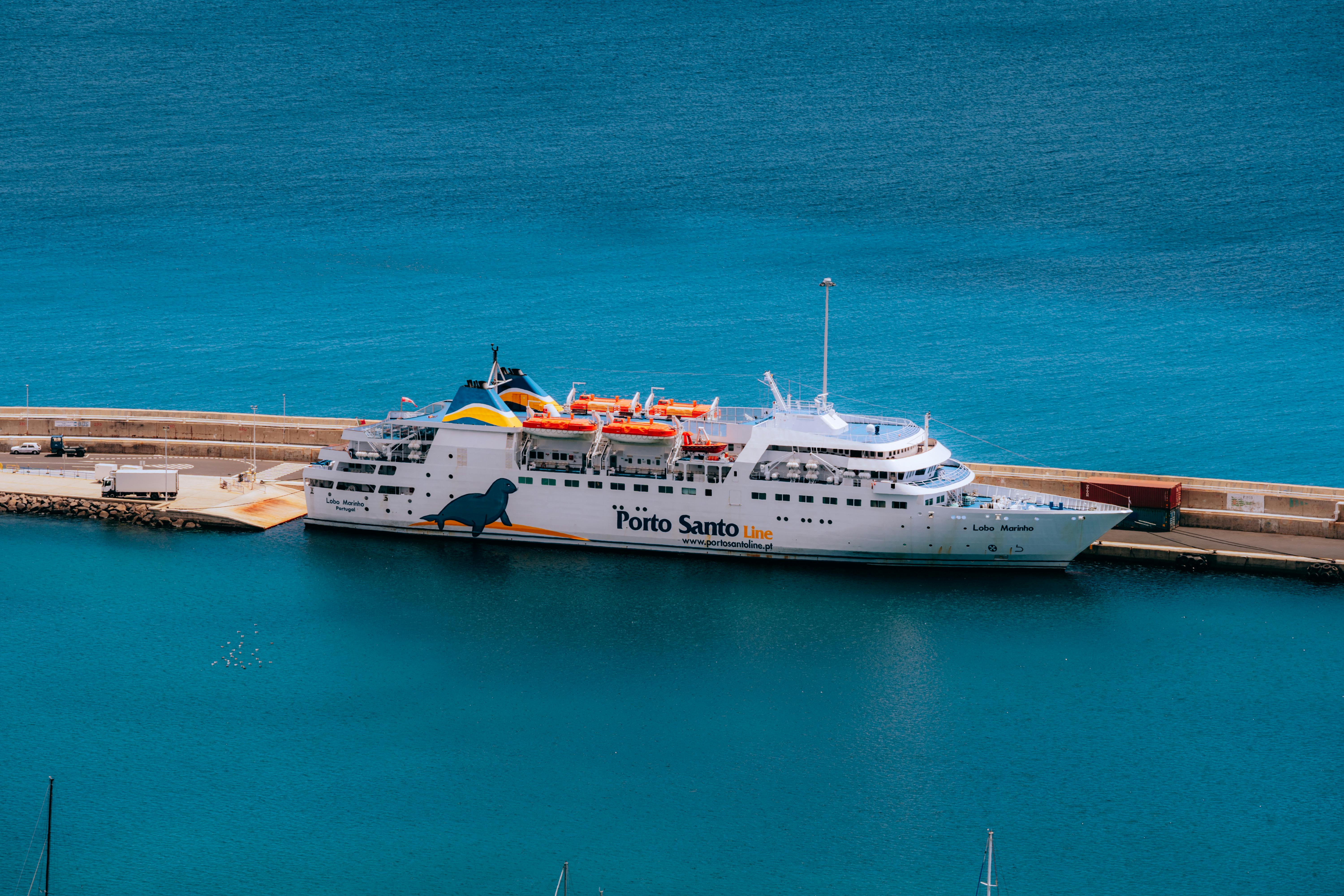Cruise Ship on Dock · Free Stock Photo