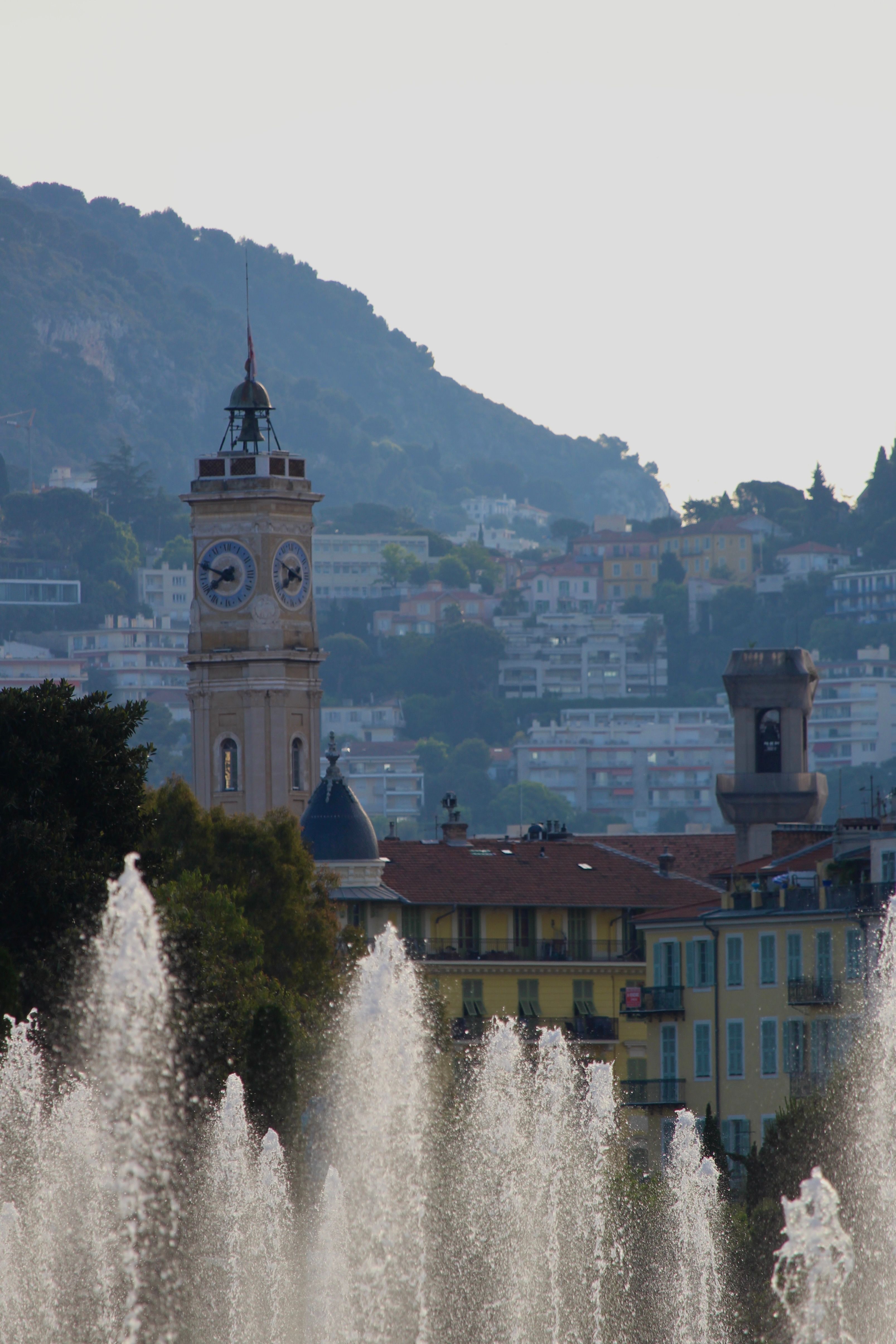A fountain with water shooting out of it · Free Stock Photo