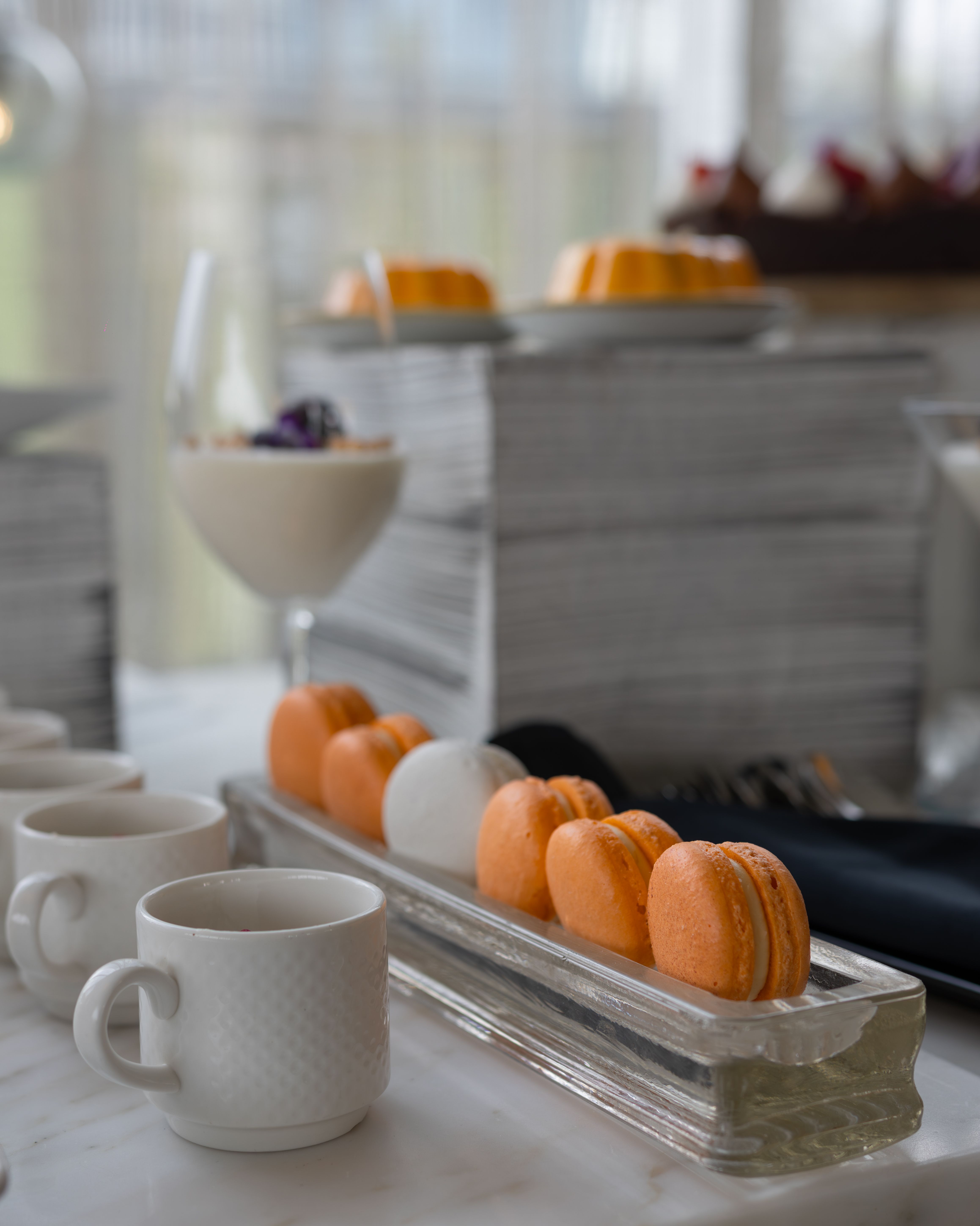 Cups and Macaroons Cookies · Free Stock Photo