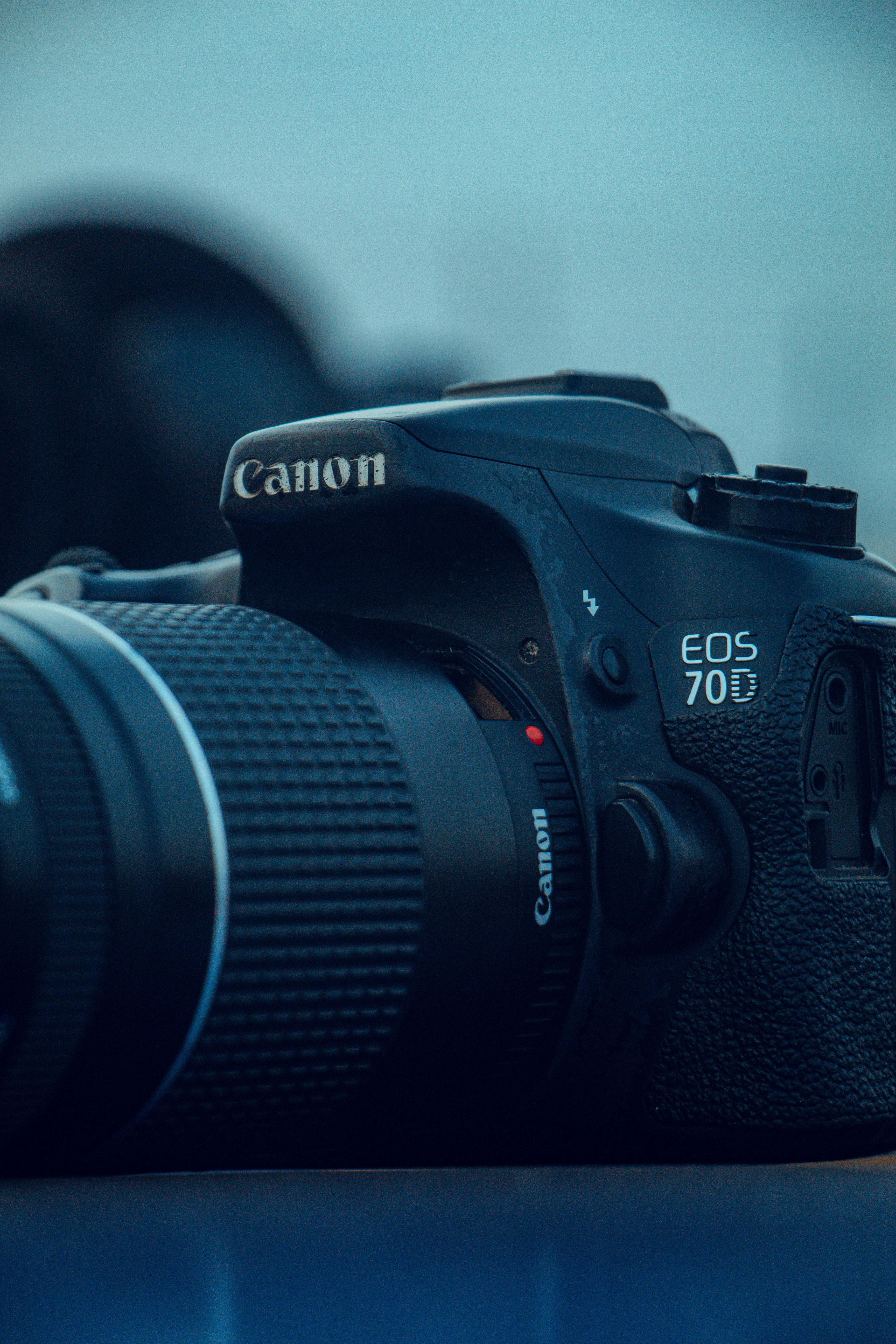 Close-up of Canon Camera · Free Stock Photo