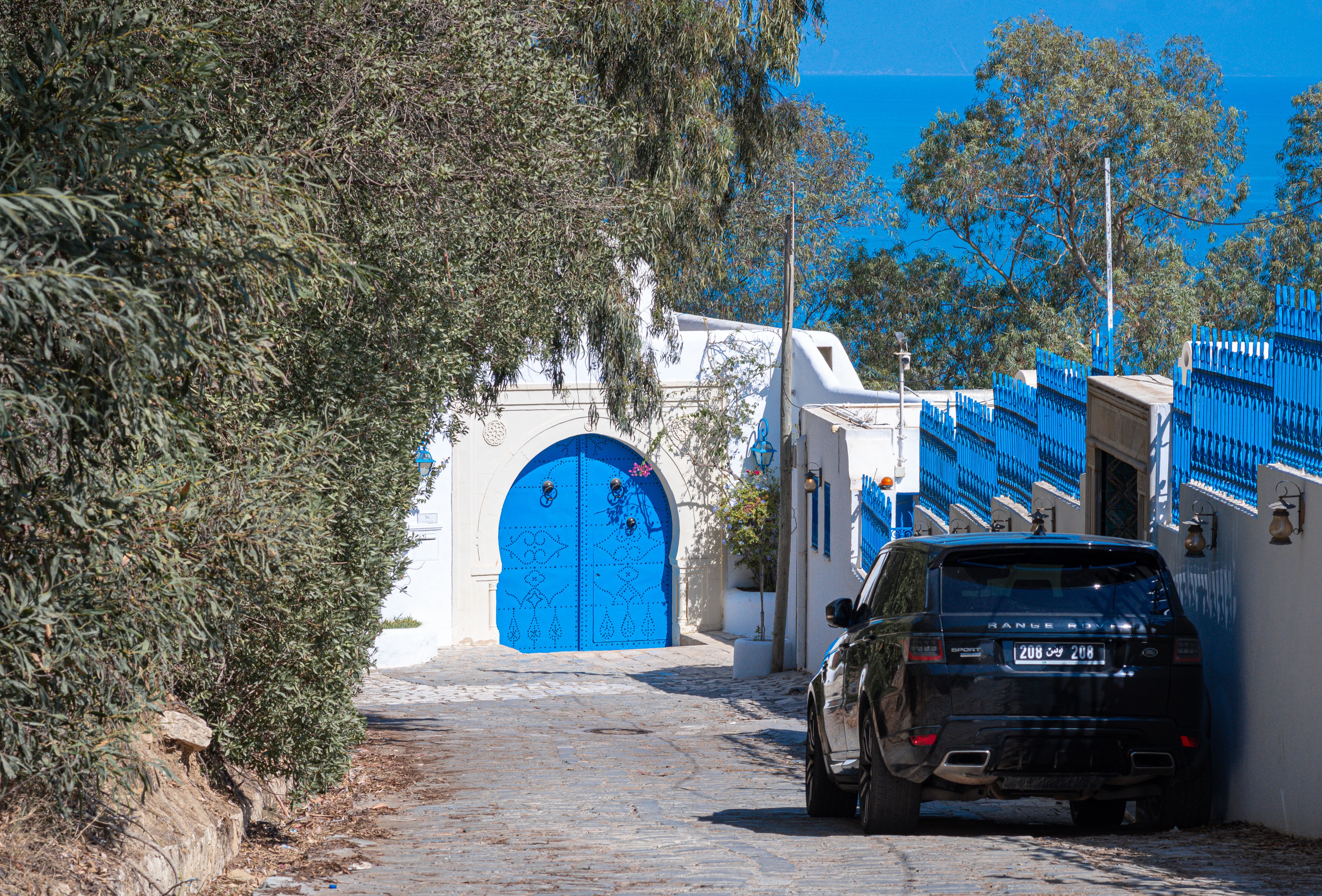 Street from Sidi Bou Said Tunisia · Free Stock Photo