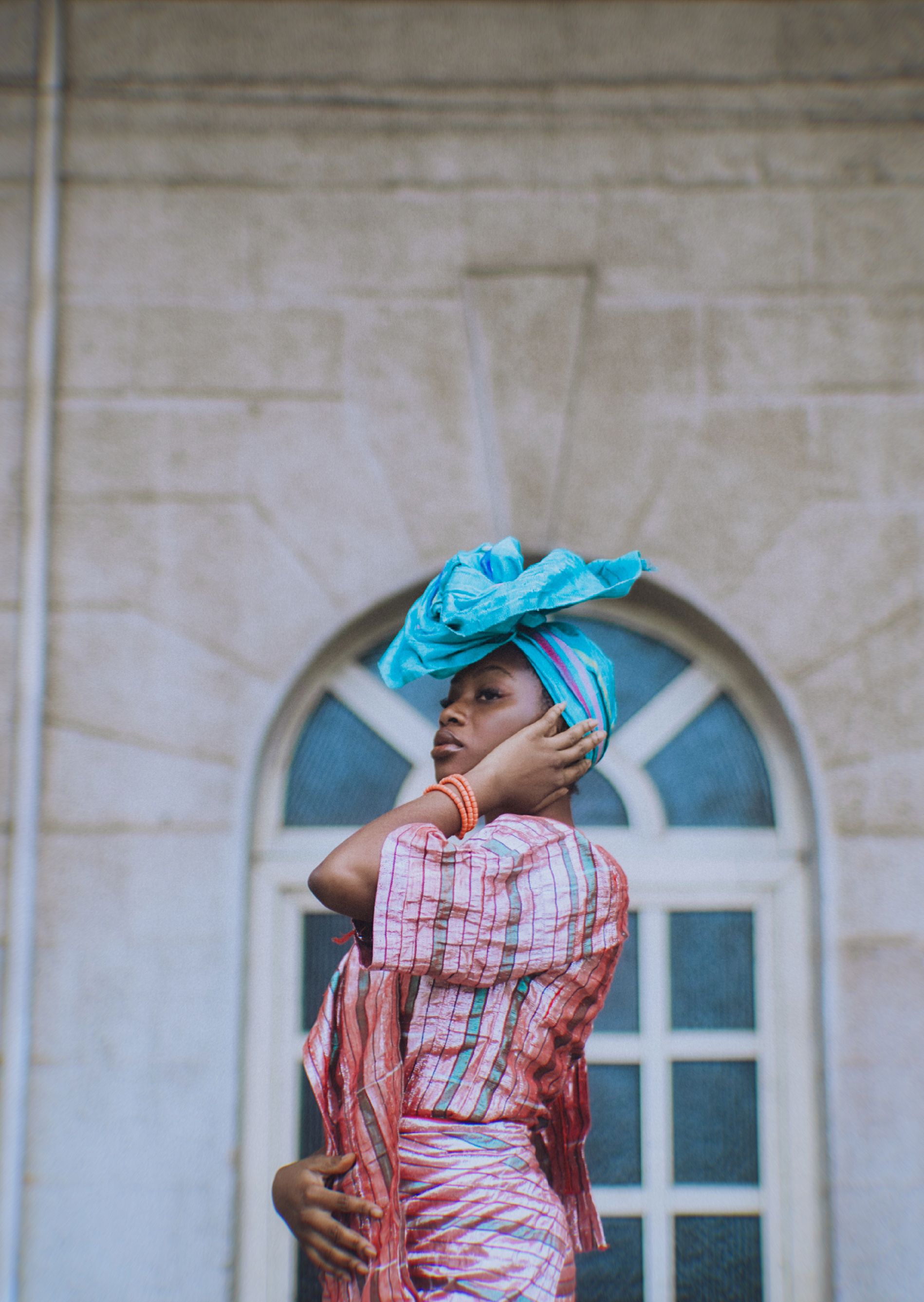 Woman Wearing Red Floral Headdress · Free Stock Photo