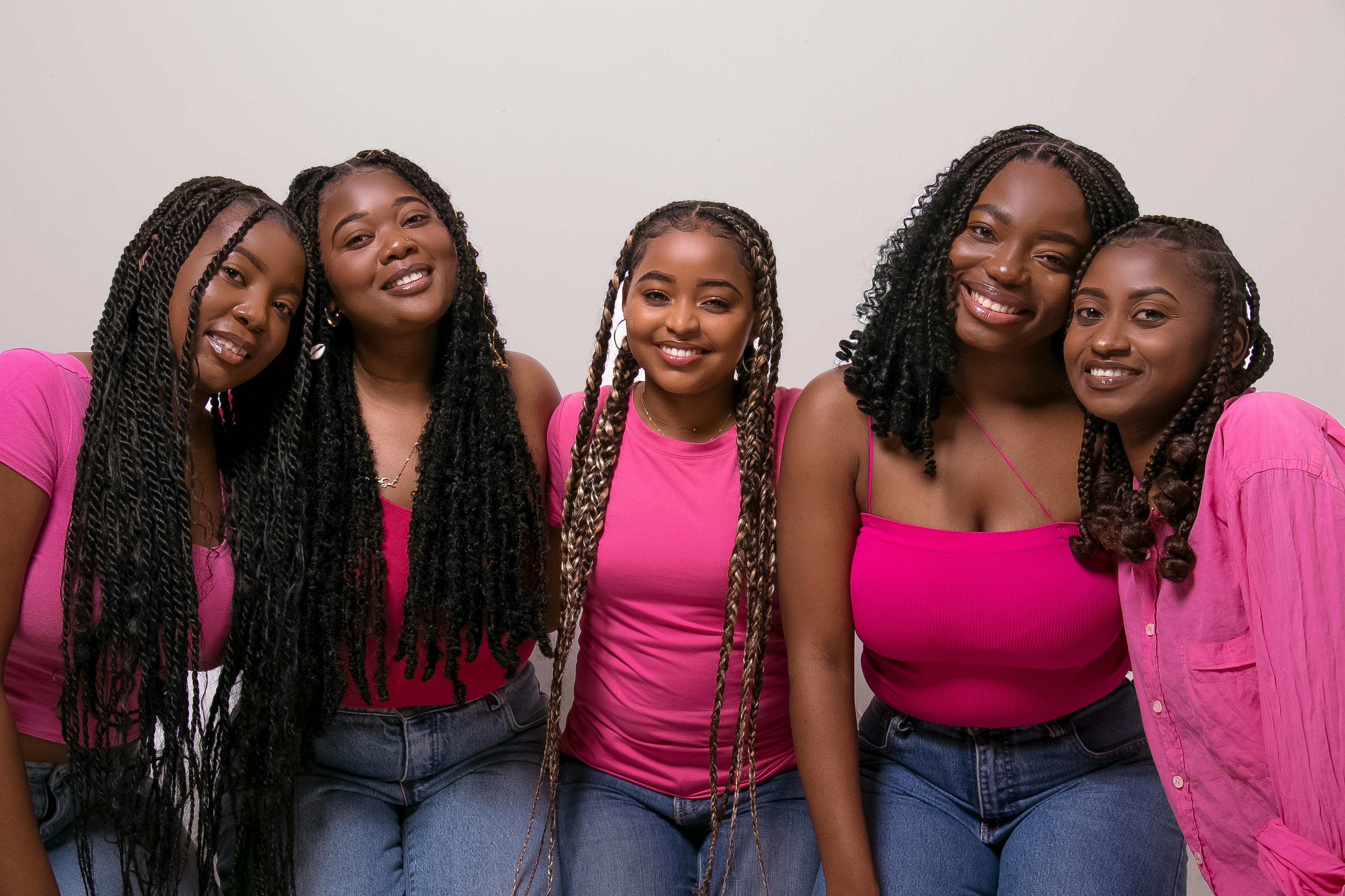 Pretty Ladies Having a Group Hug · Free Stock Photo