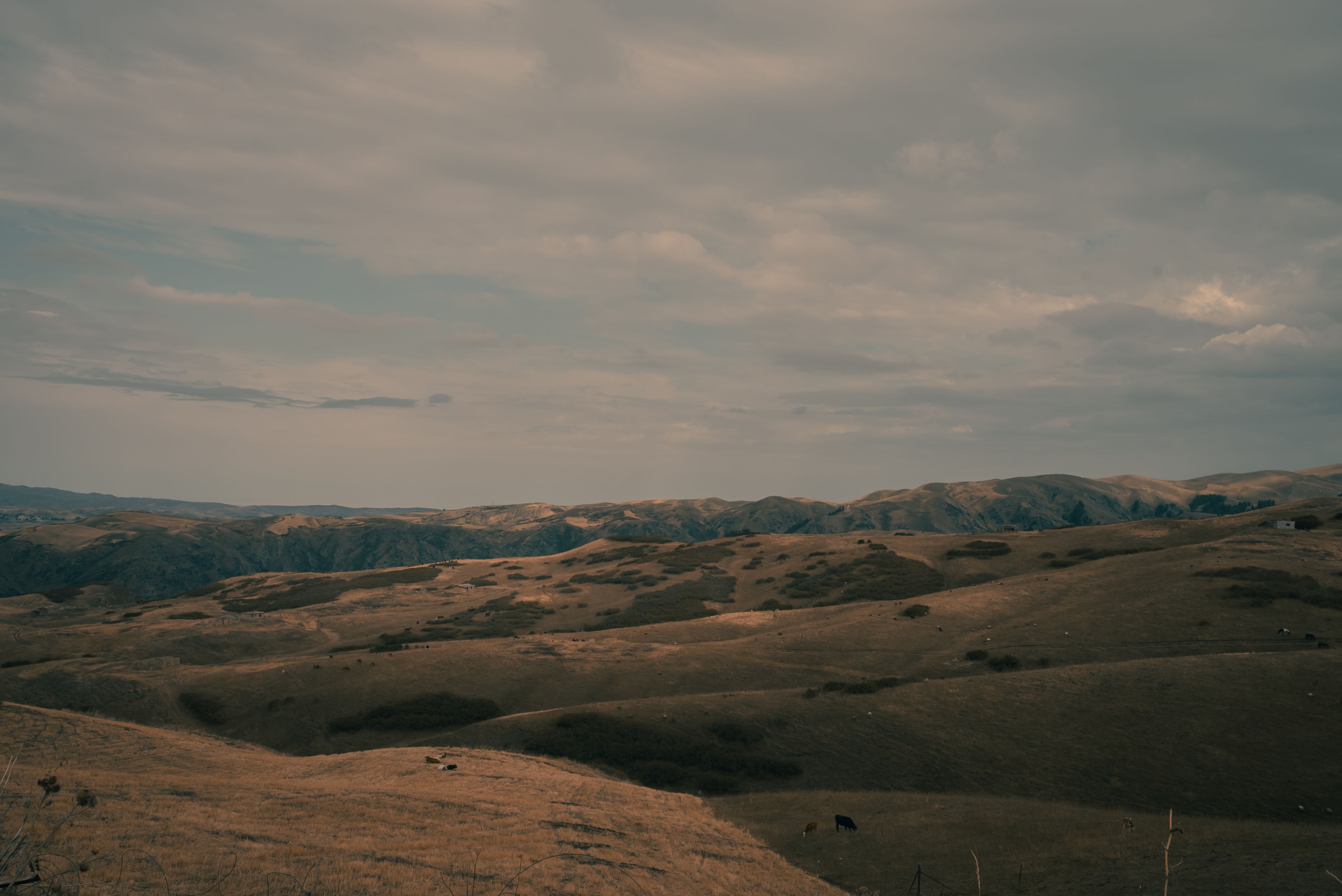 A view of the hills and plains from a hill · Free Stock Photo