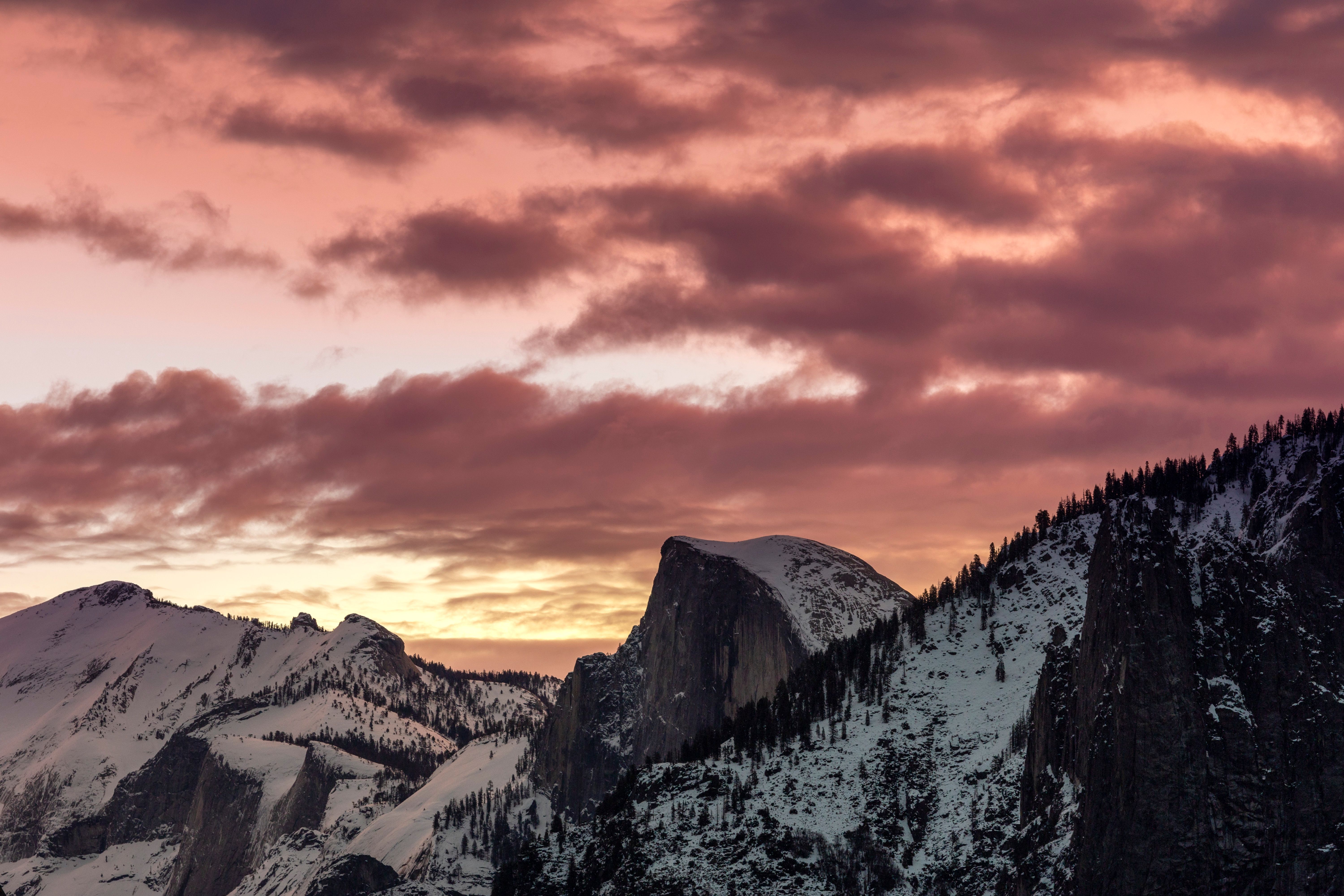 Half dome at sunset · Free Stock Photo