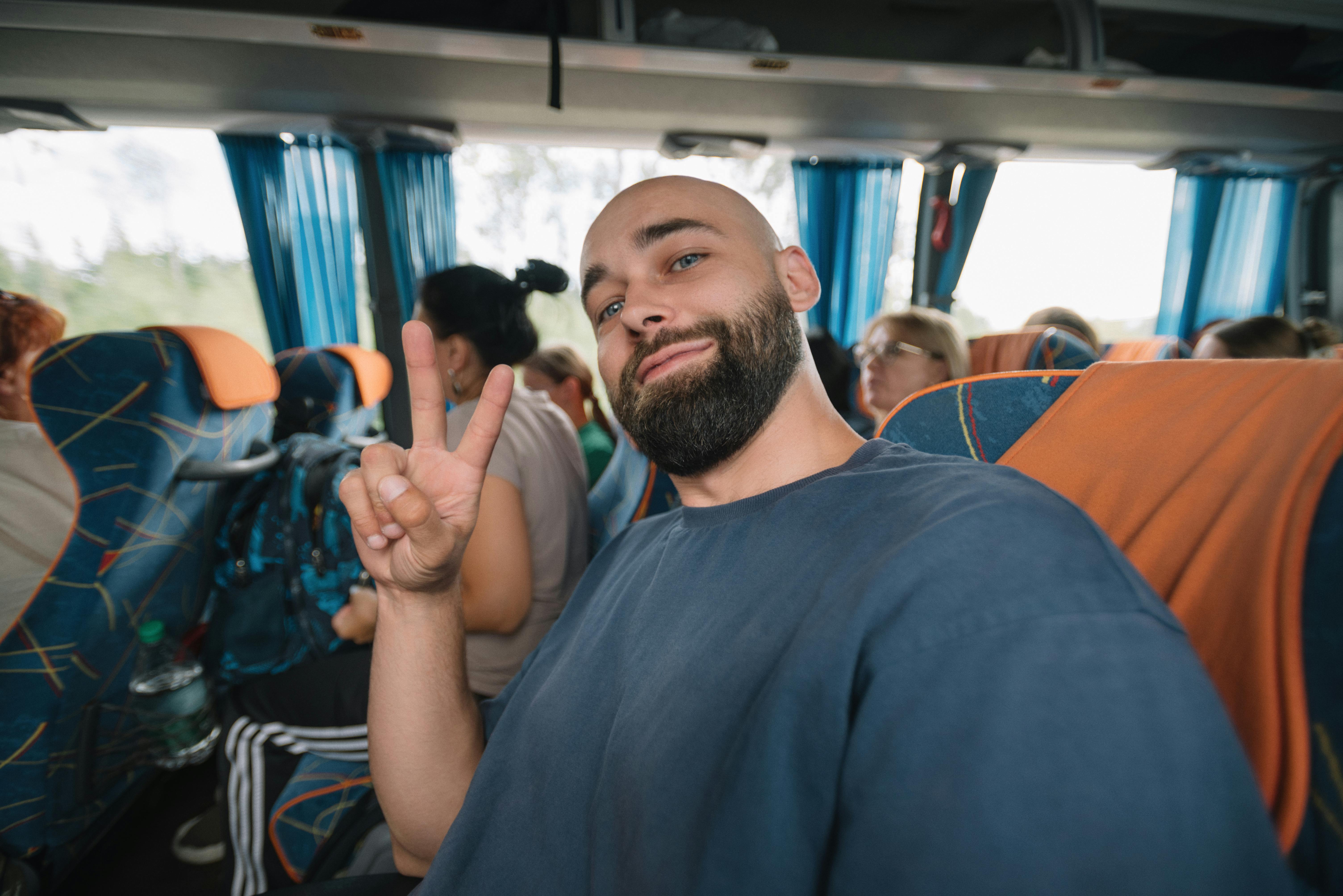 People Sitting Inside Bus · Free Stock Photo