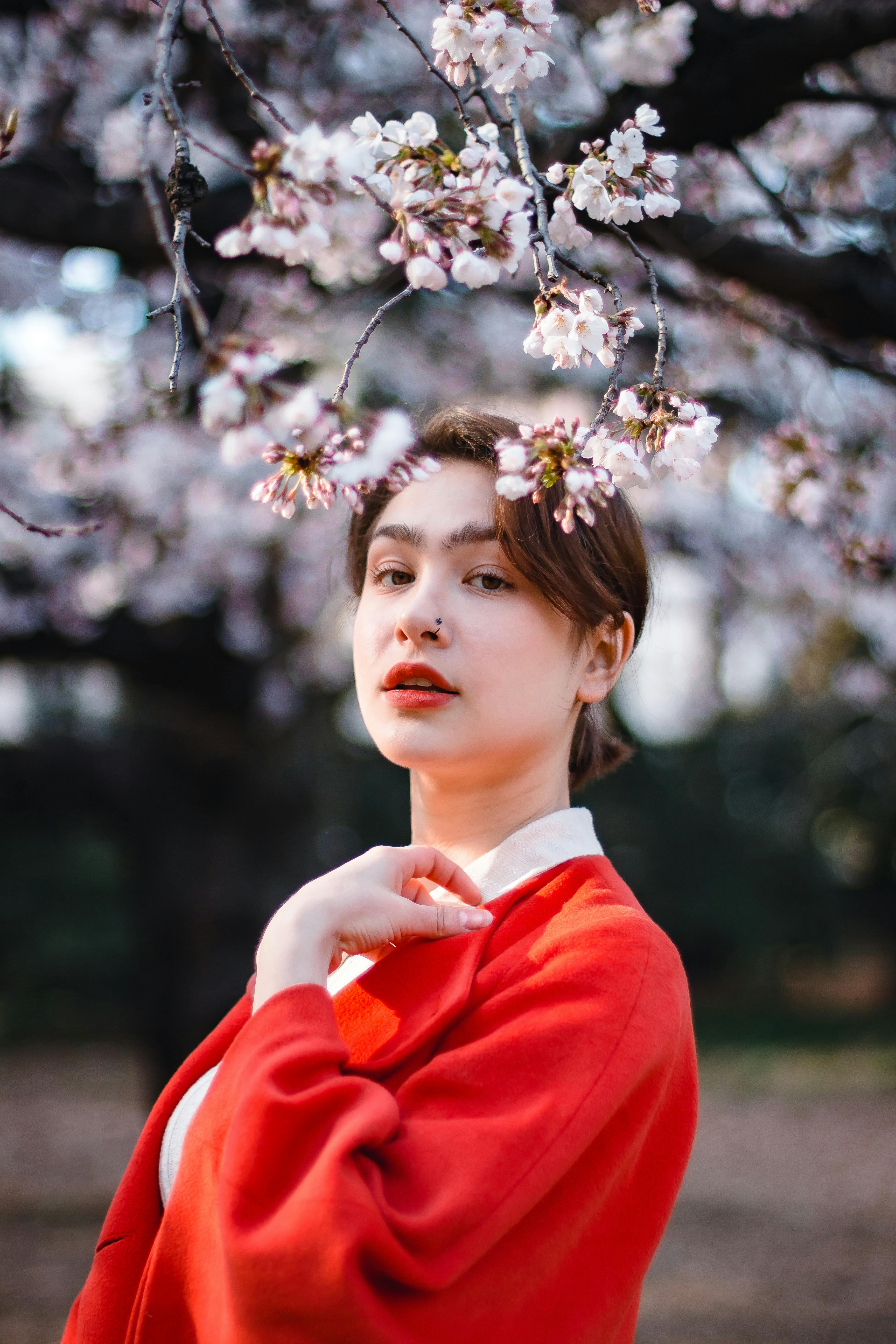 Woman Wearing Red Top · Free Stock Photo