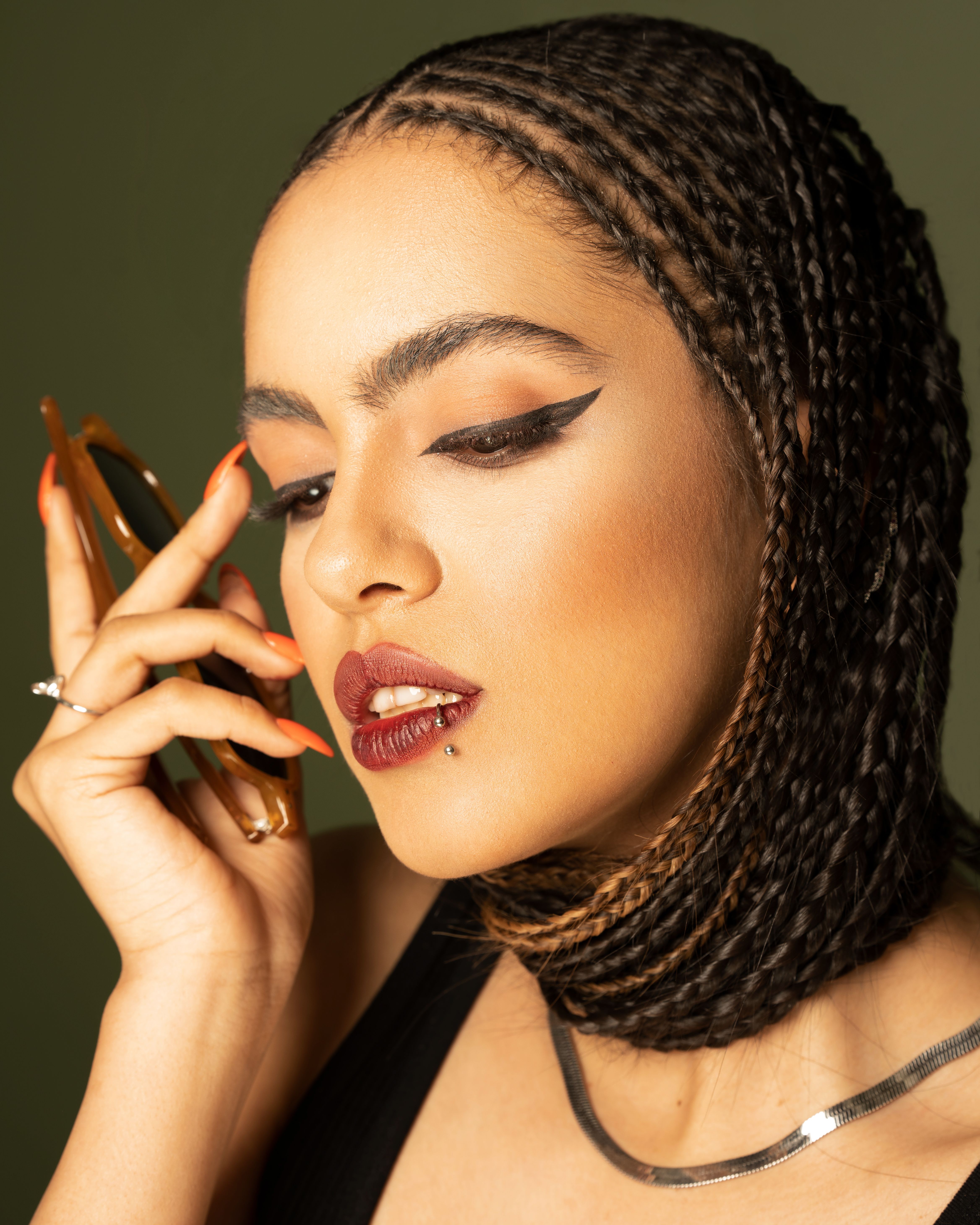 Portrait of Woman with Dreadlocks · Free Stock Photo