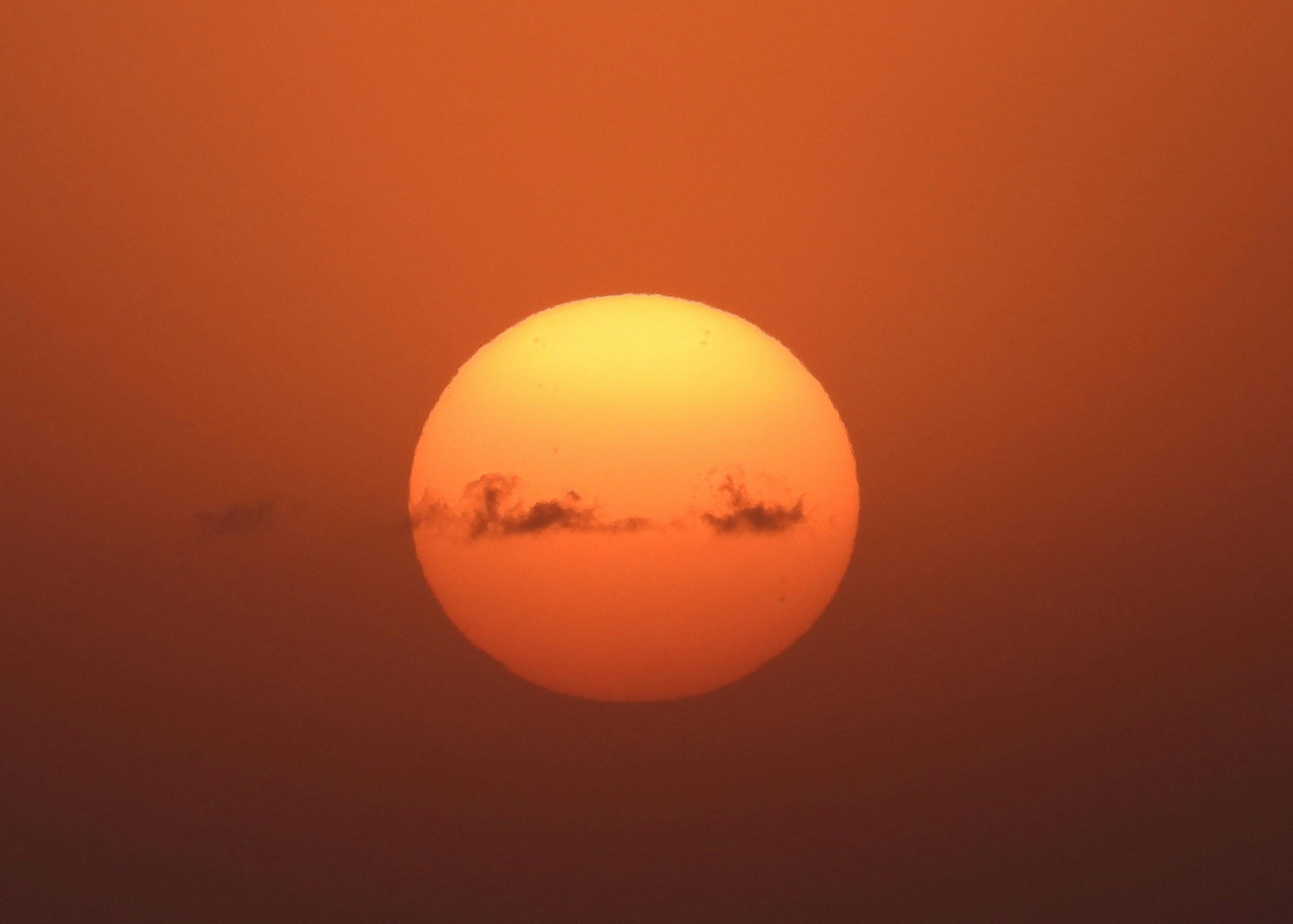 Sun Orange Sky Cloud