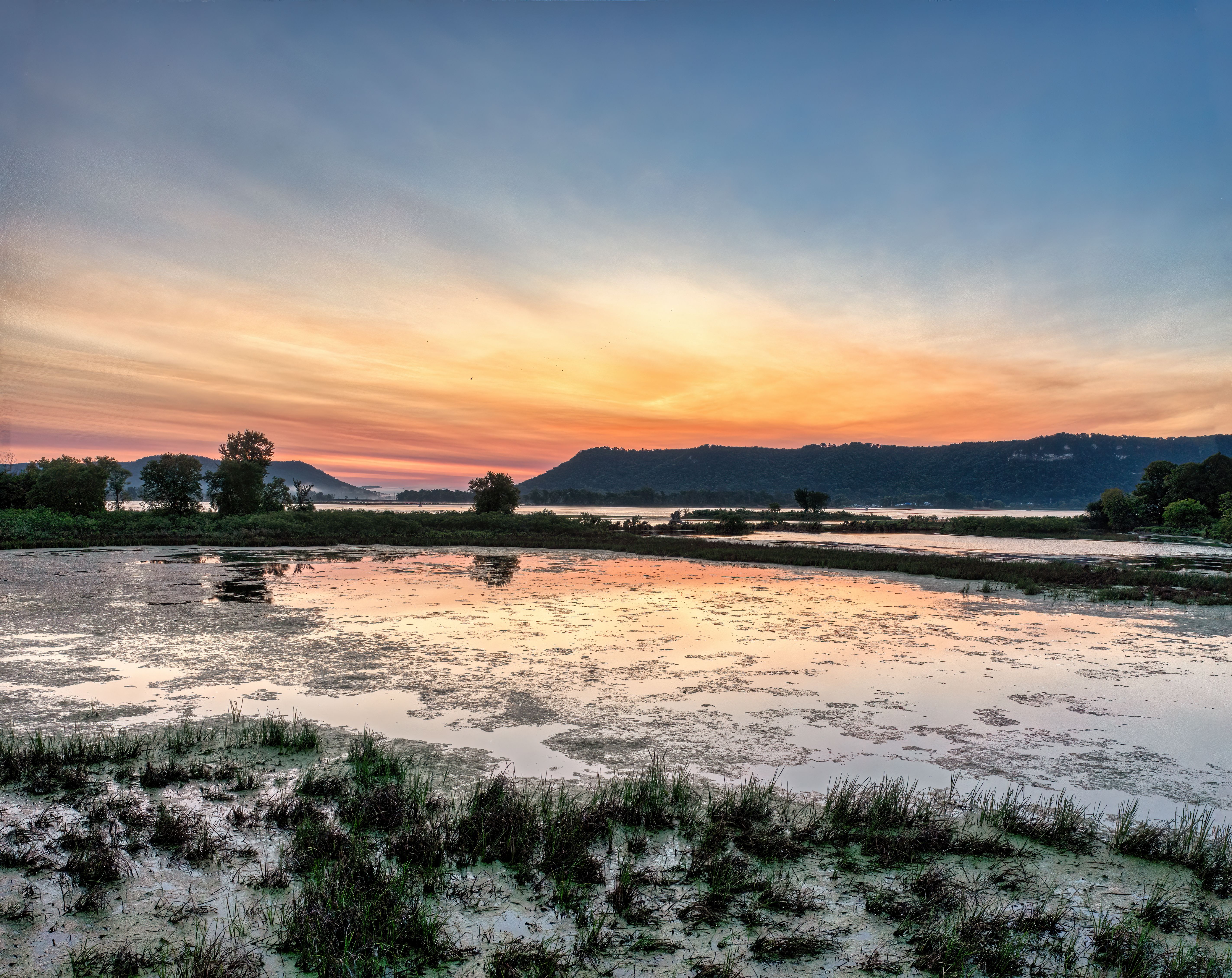 Panoramic Photography of Lake during Sunset · Free Stock Photo