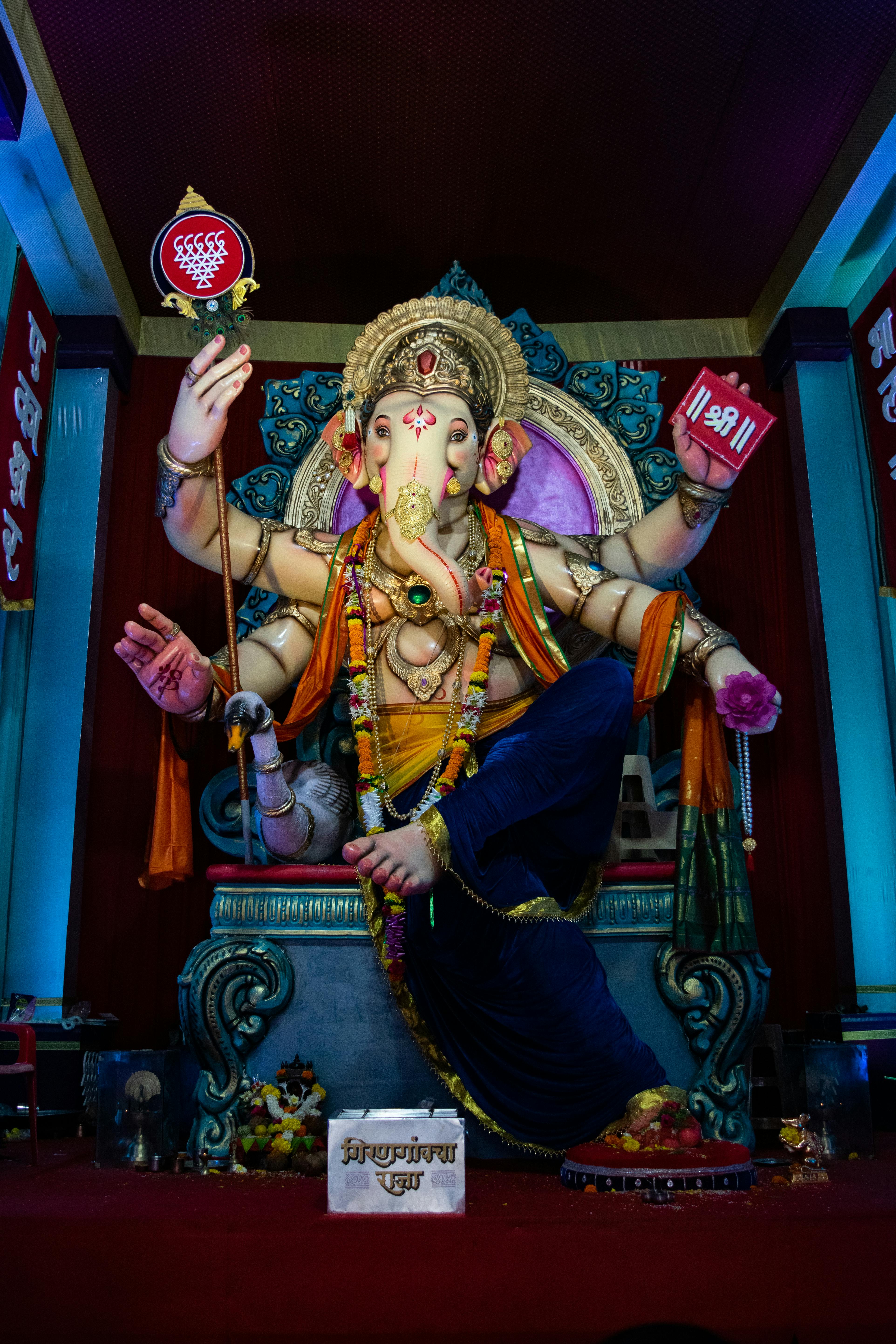 Girangaon Cha Raja 2023 · Free Stock Photo