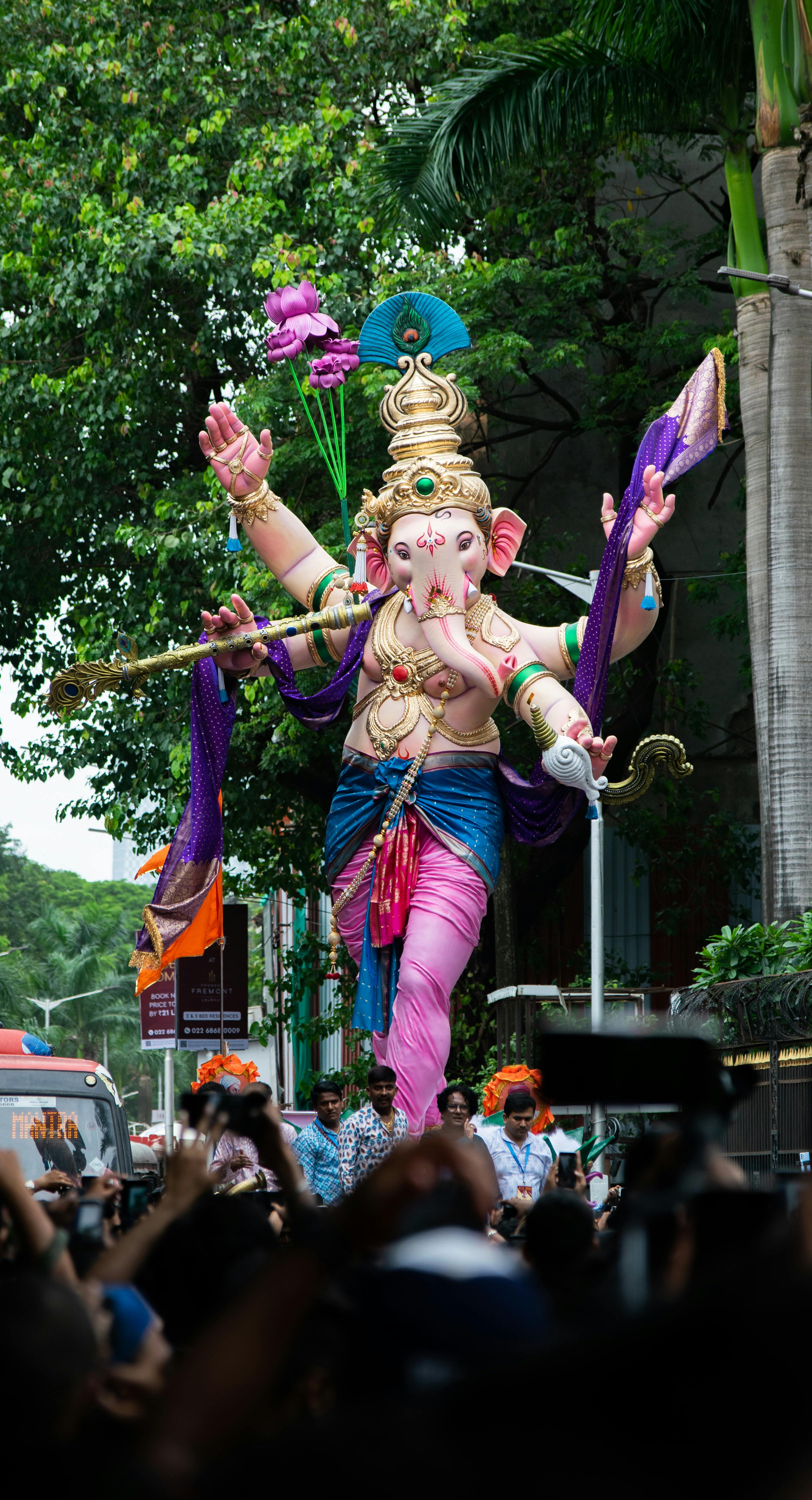 Kalachowki Cha Mahaganpati 2024 · Free Stock Photo