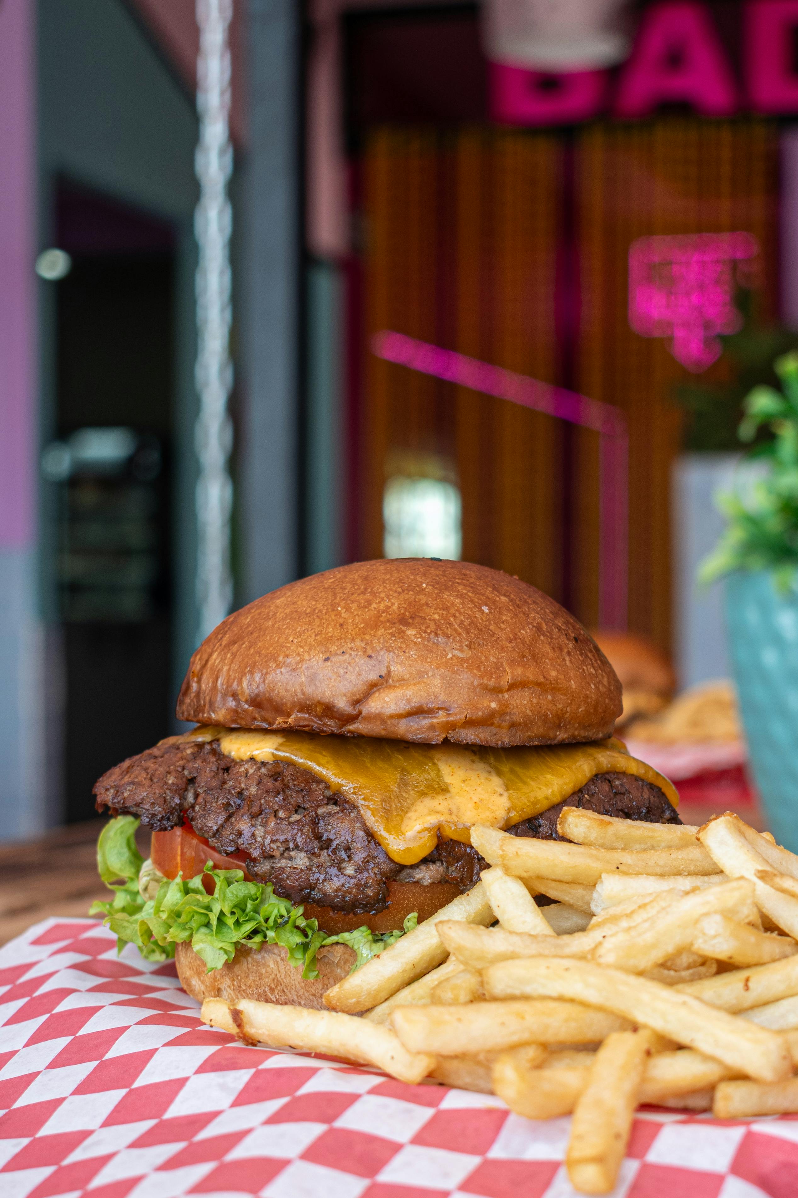 Ham and Bacon Burger · Free Stock Photo