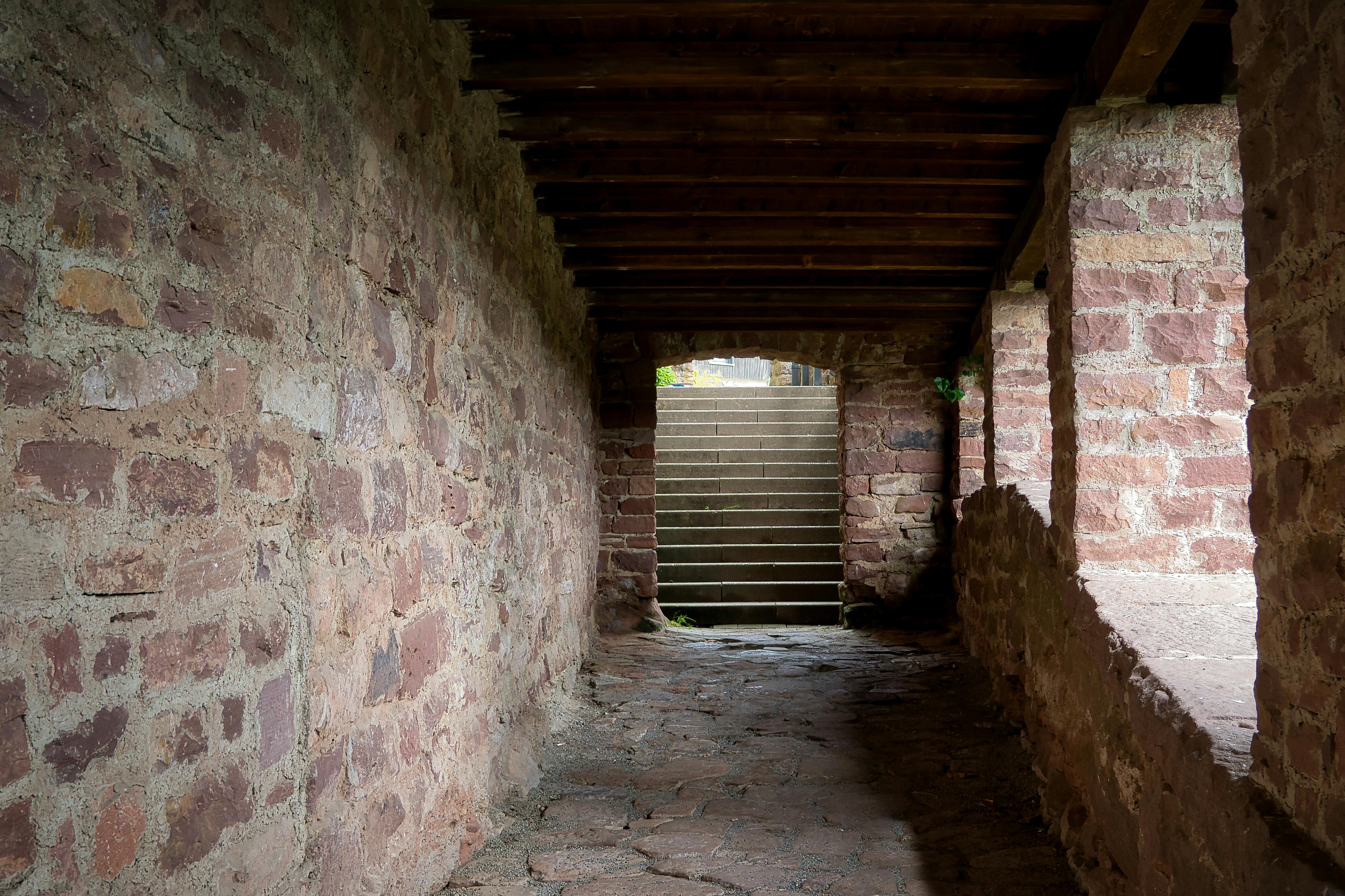 Vaulted corridor · Free Stock Photo
