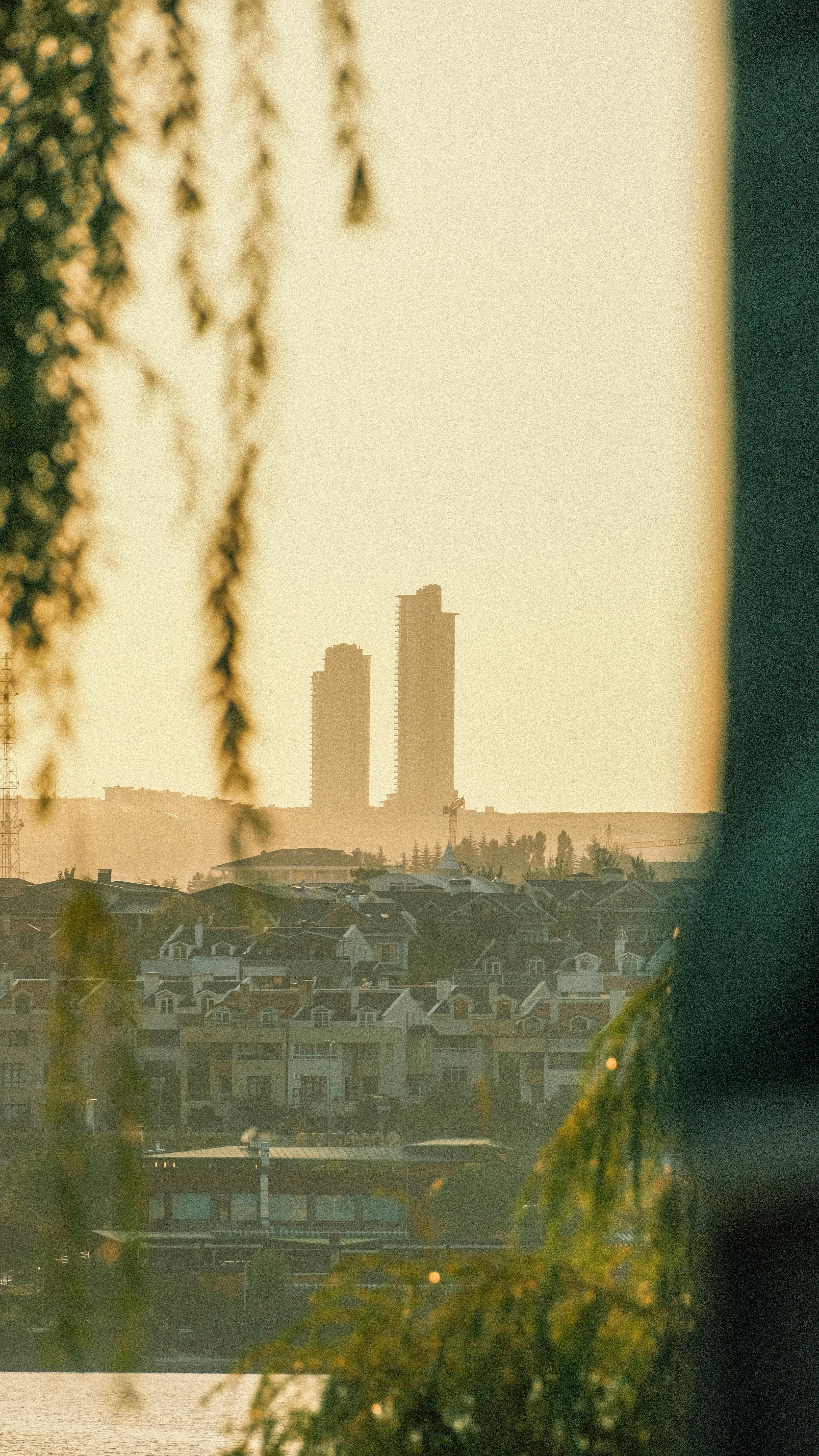 Aerial Photo of City From A Window · Free Stock Photo
