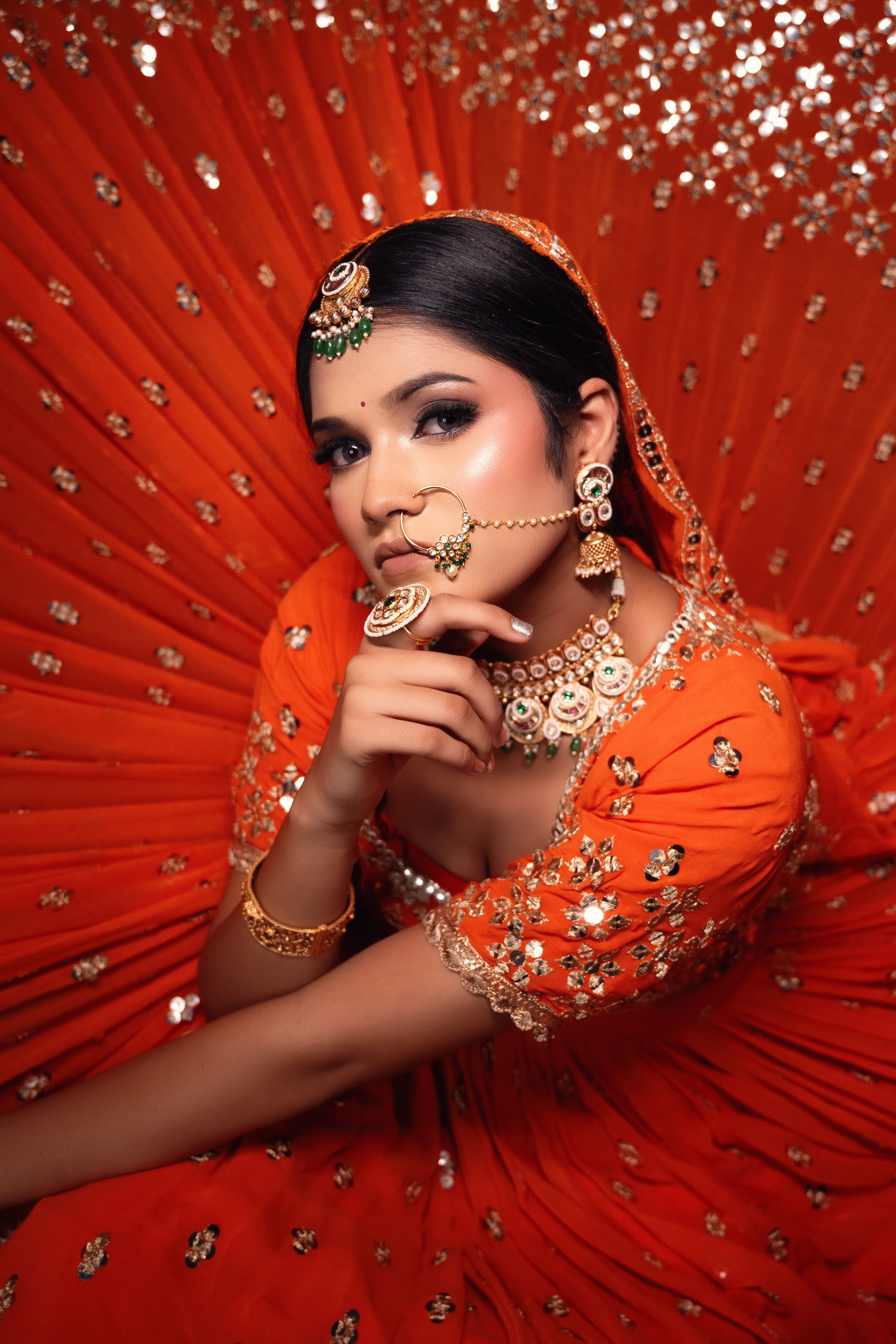 indian bride portrait · Free Stock Photo