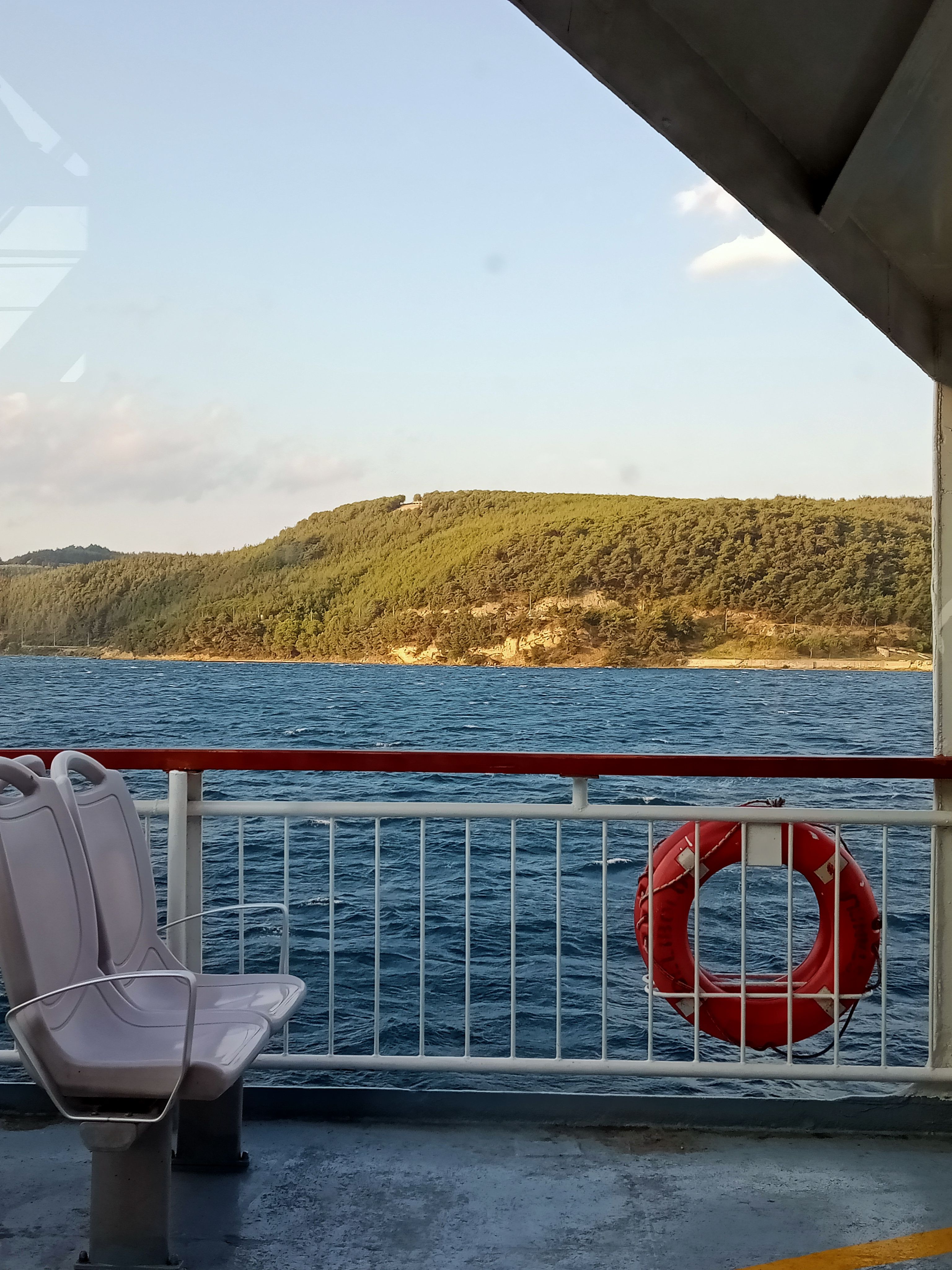 A view of the sea from a ferry · Free Stock Photo