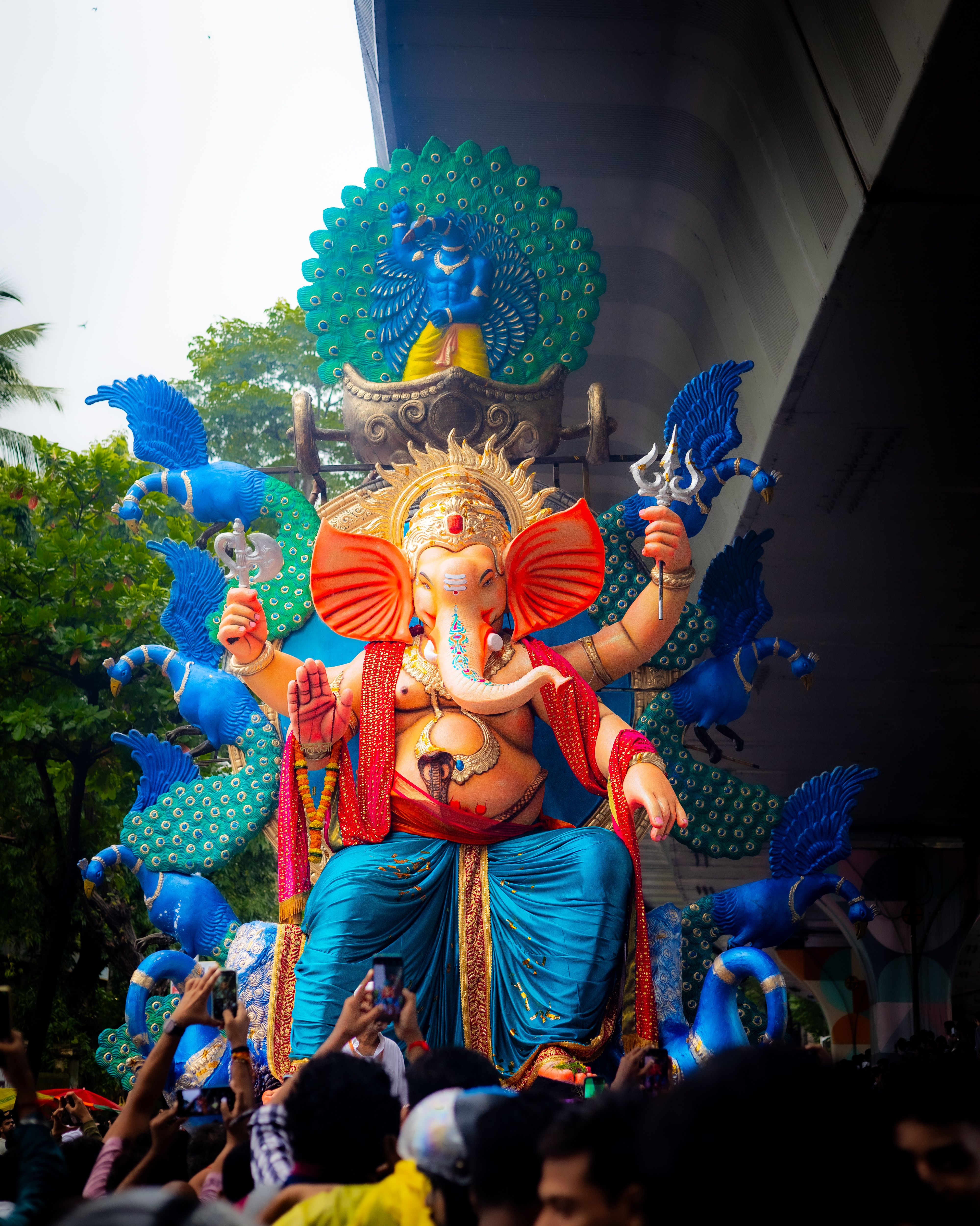 Vibrant Ganesha Festival Celebration in India · Free Stock Photo