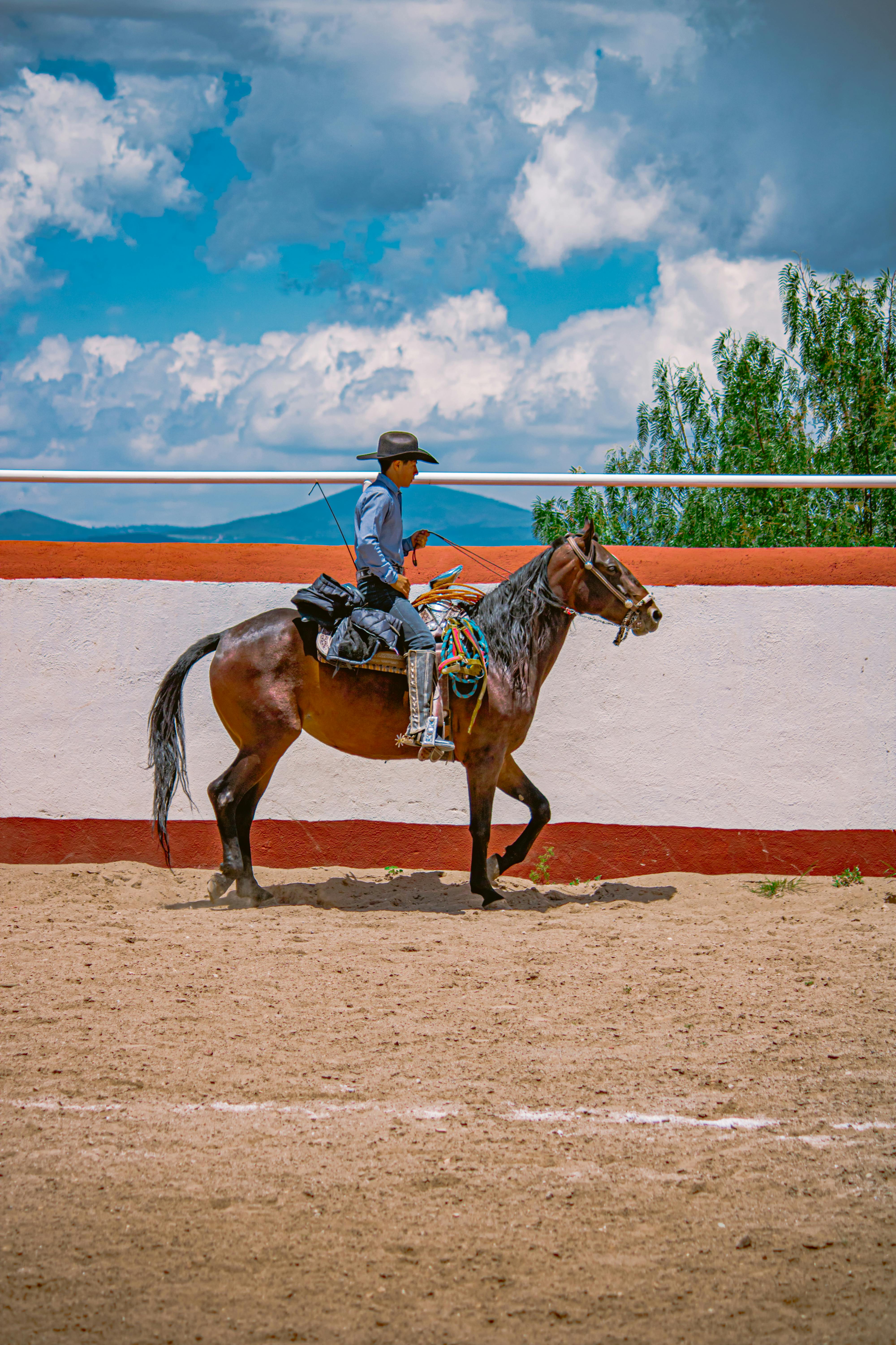 Mexican Charro Riding Horse in Pachuca · Free Stock Photo