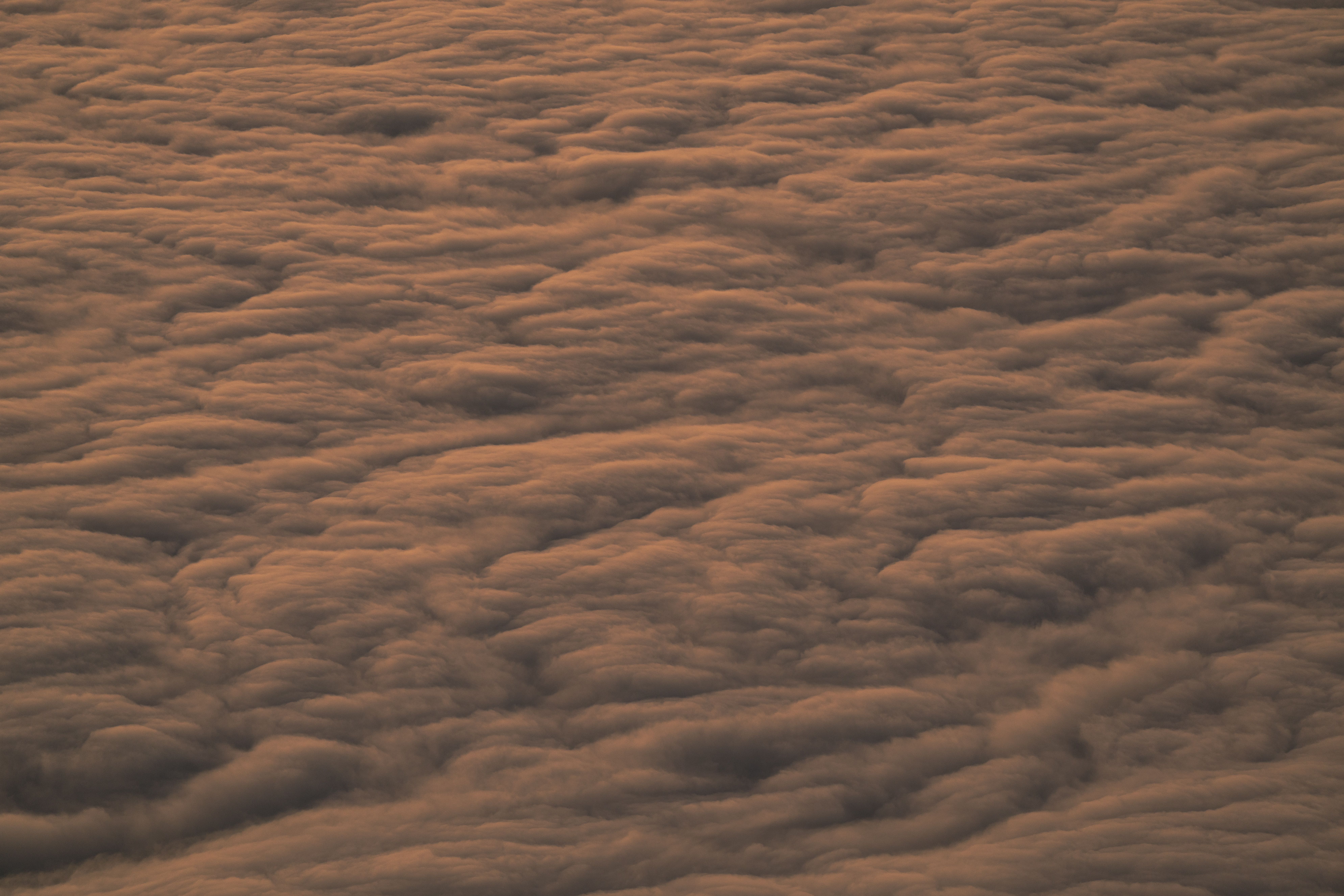 Aerial View of Stunning Cloud Formation at Sunrise · Free Stock Photo