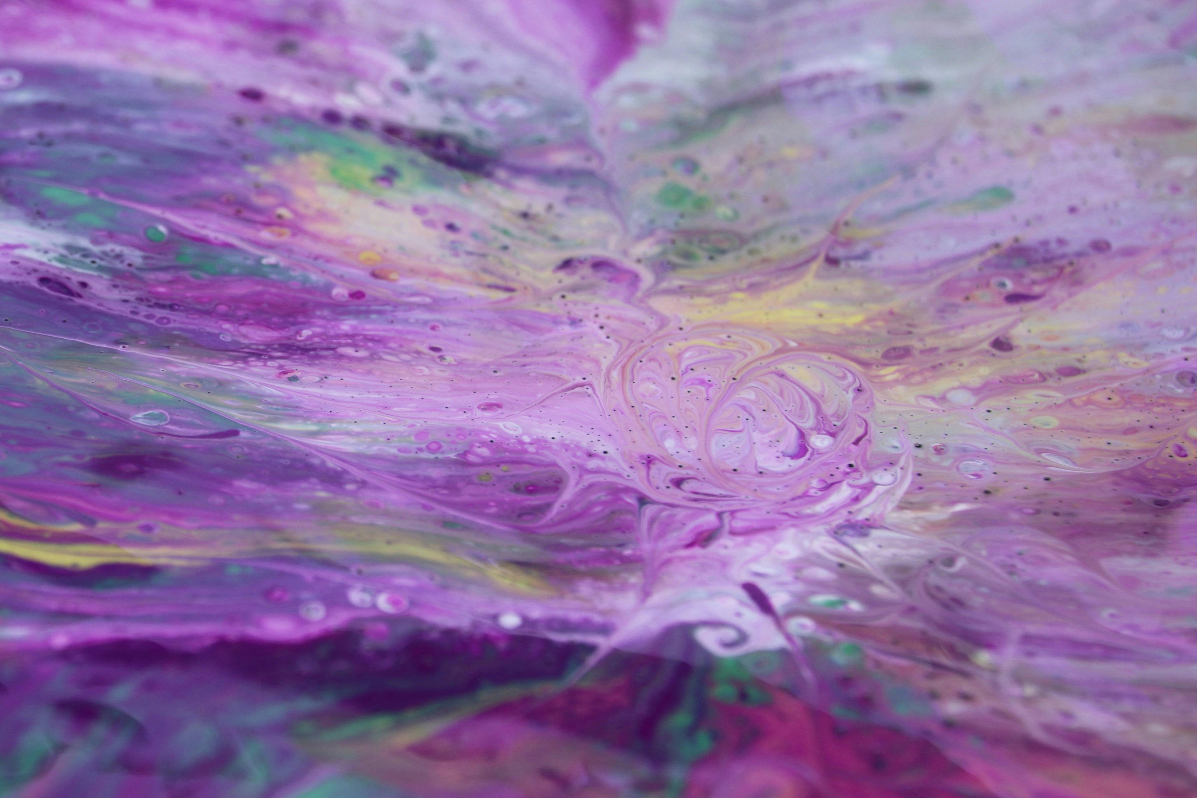 Indigo Abstract Painting · Free Stock Photo